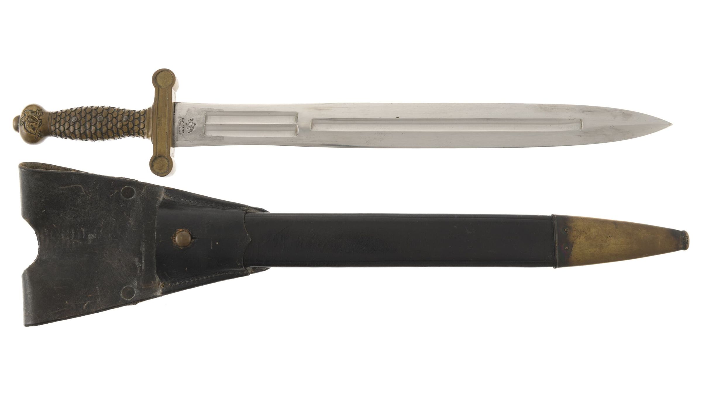 U.S. Ames Model 1832 Artillery Sword with Scabbard | Rock Island Auction