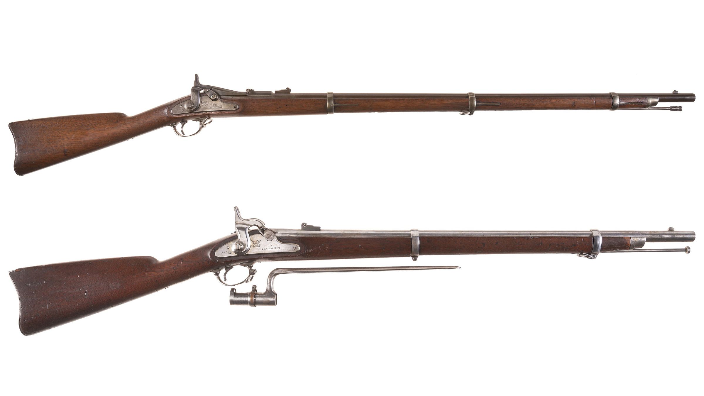 Two Antique U.S. Springfield Rifles | Rock Island Auction