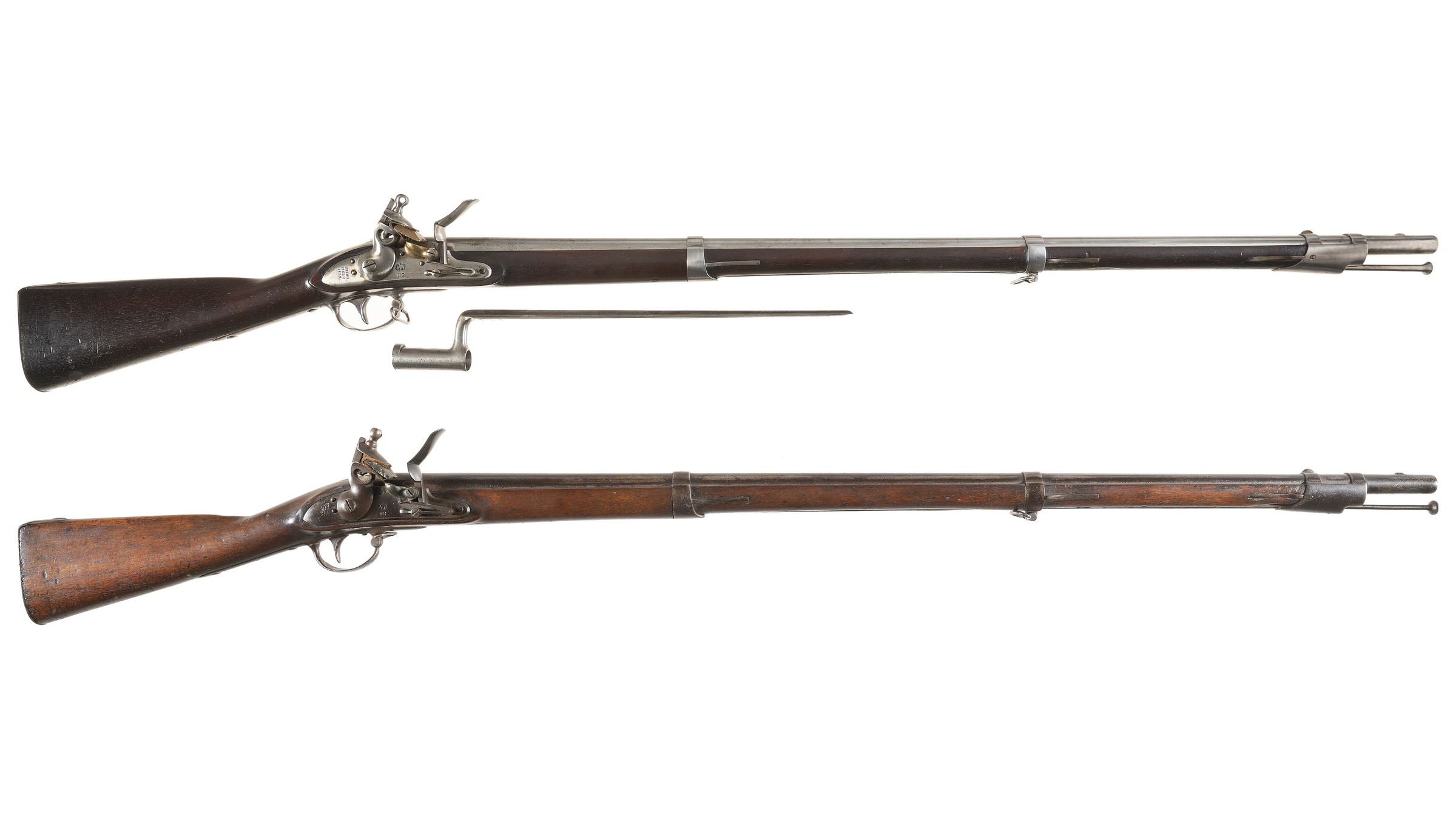 Two U.S. Model 1816 Flintlock Muskets | Rock Island Auction