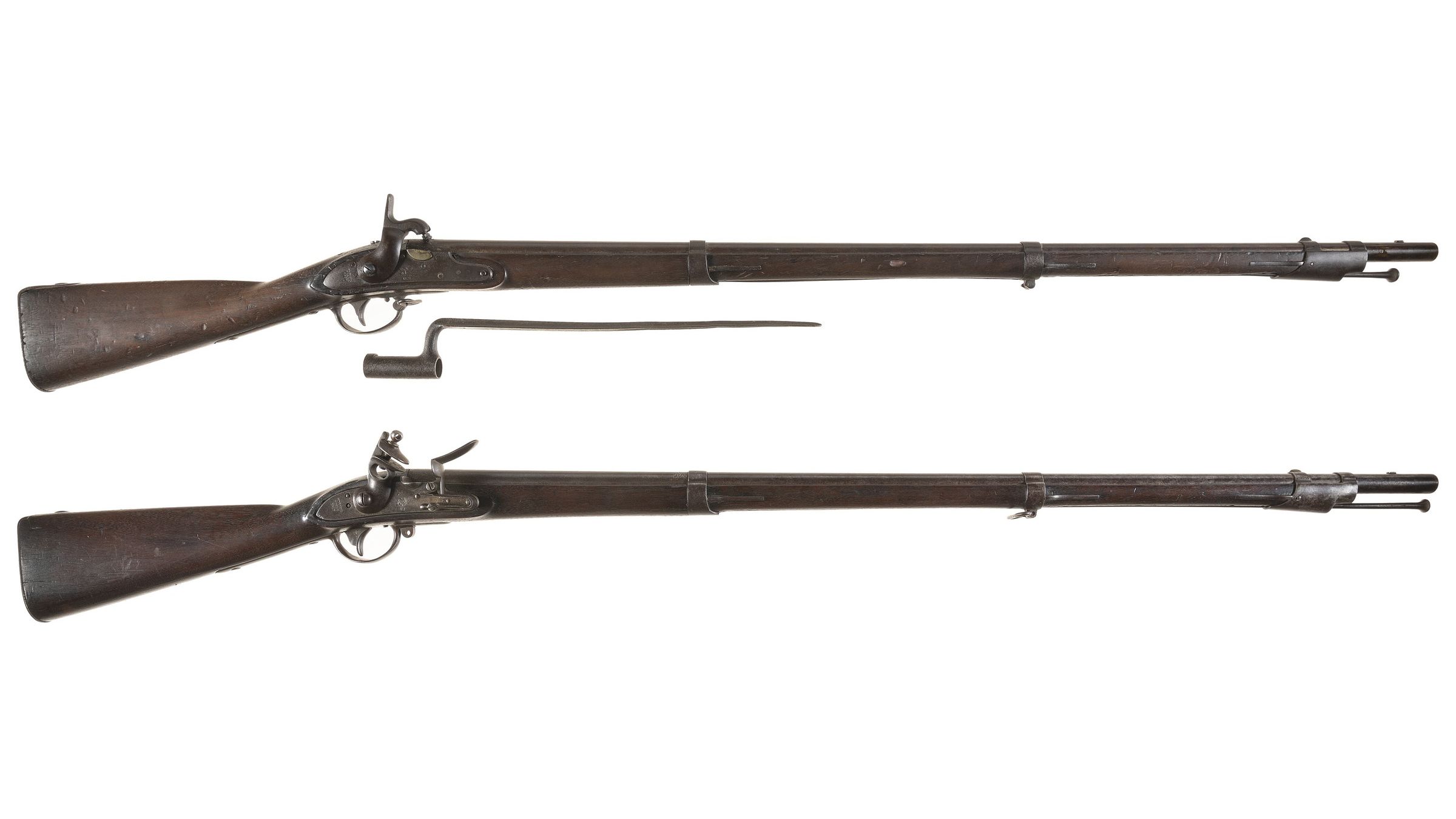 Two U.S. Springfield Model 1816 Muskets | Rock Island Auction