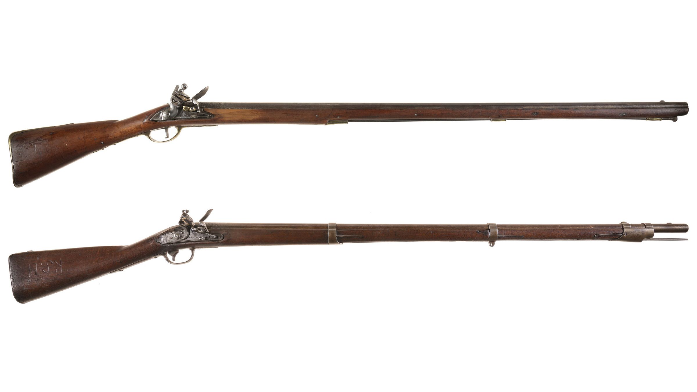Two Flintlock Muskets | Rock Island Auction