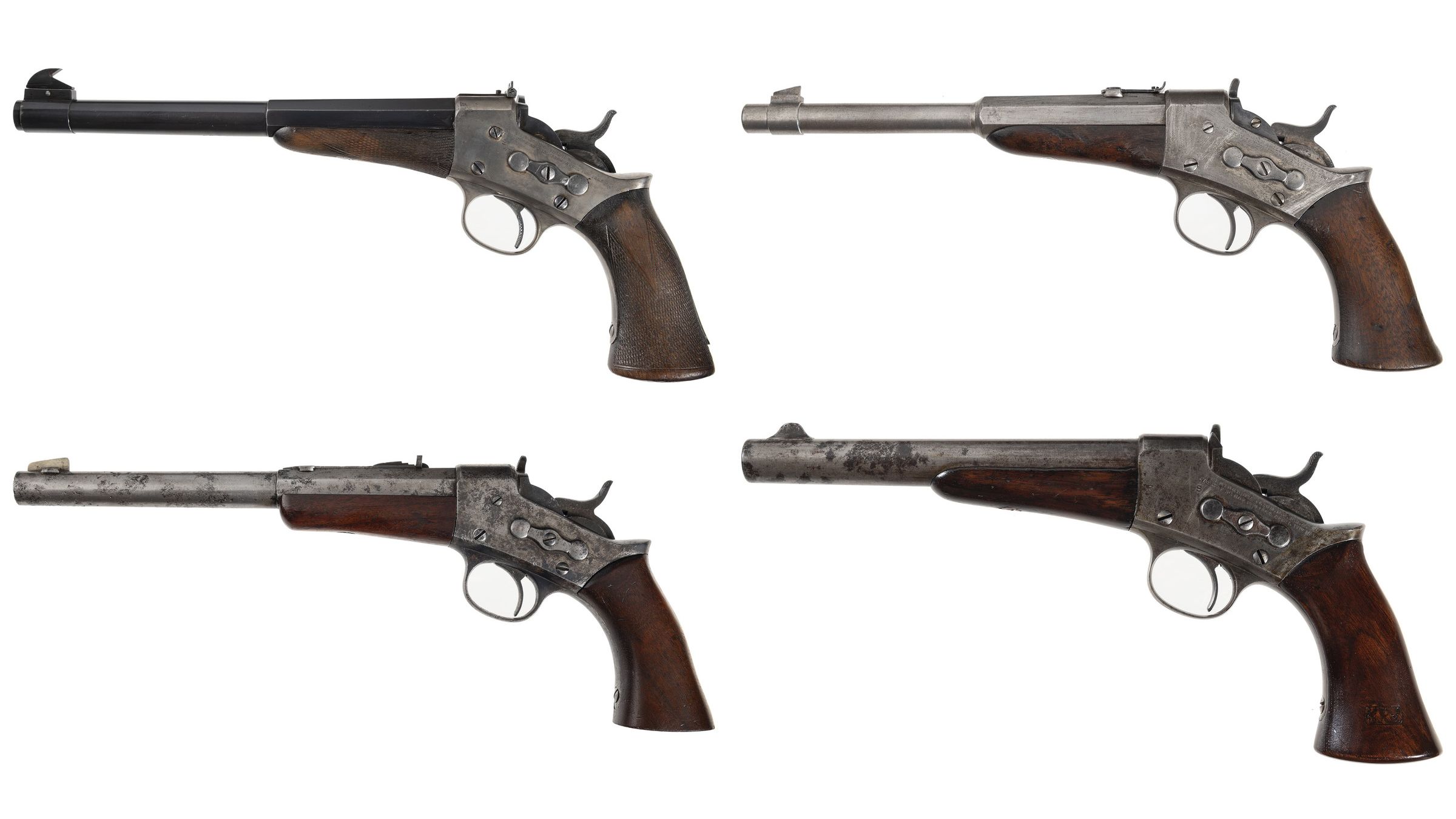 Four Remington Rolling Block Pistols | Rock Island Auction