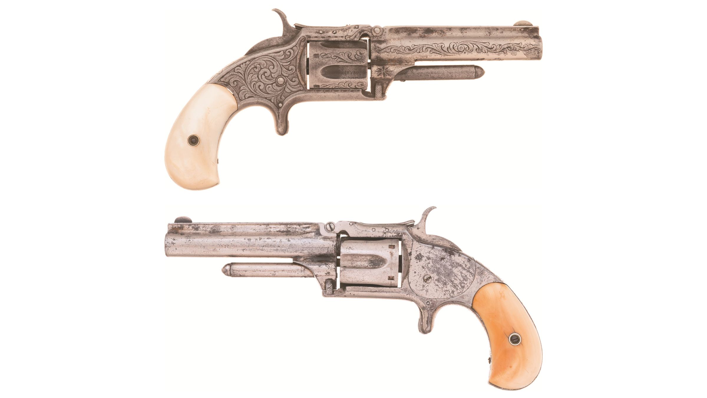 Two Antique Smith & Wesson Tip-Up Revolvers | Rock Island Auction