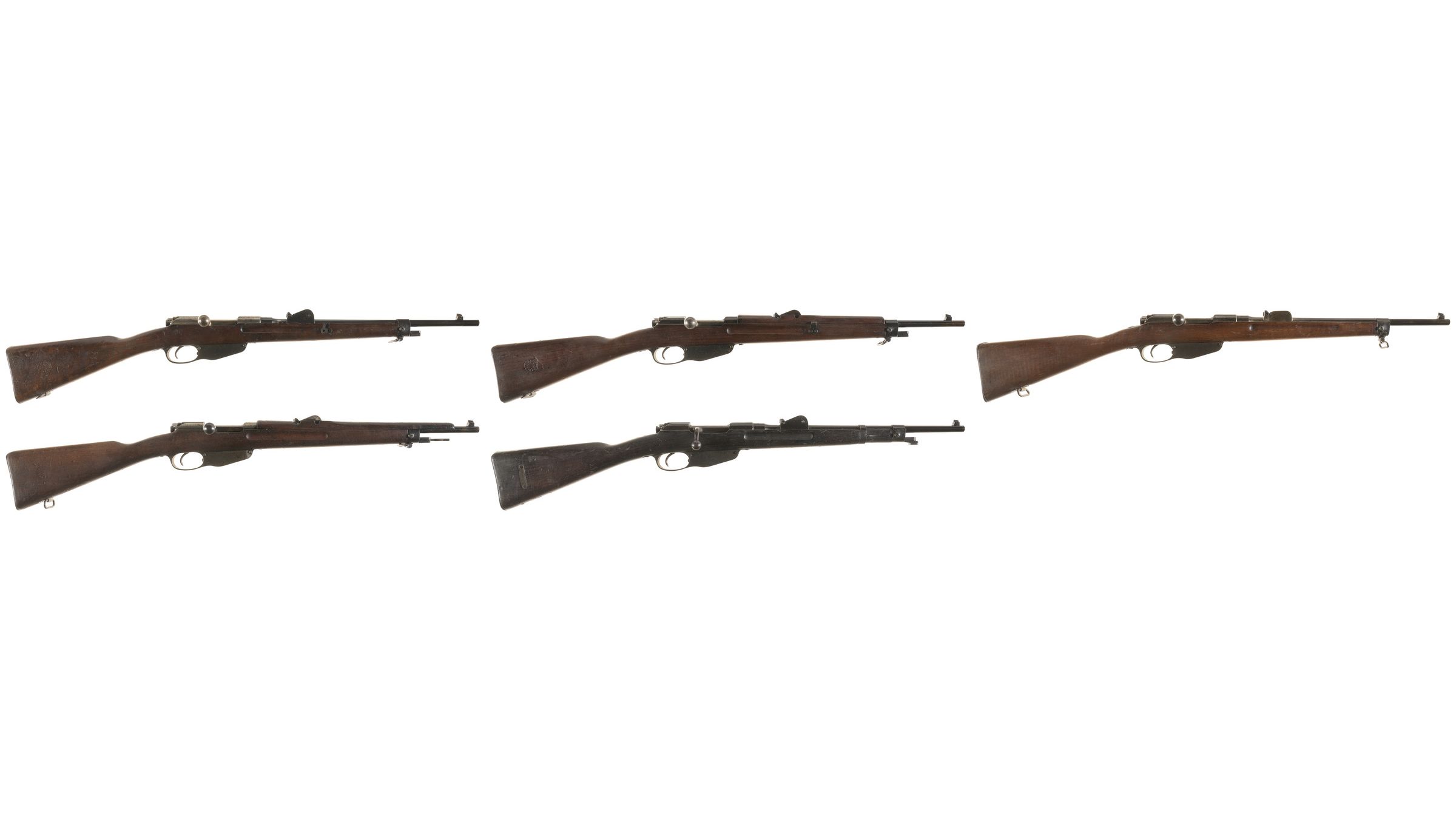 Five Dutch Military Bolt Action Carbines | Rock Island Auction