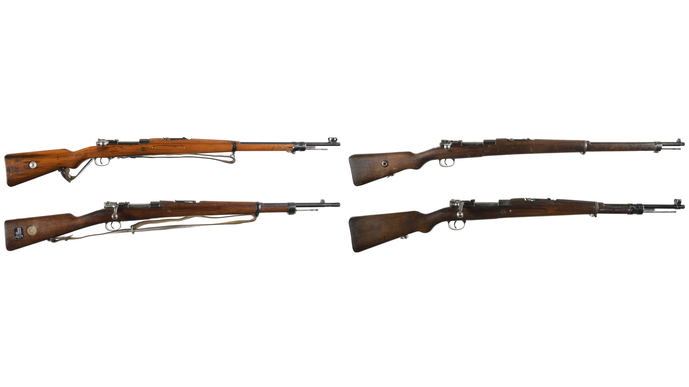 Four European Military Pattern Mauser Bolt Action Rifles | Rock Island ...