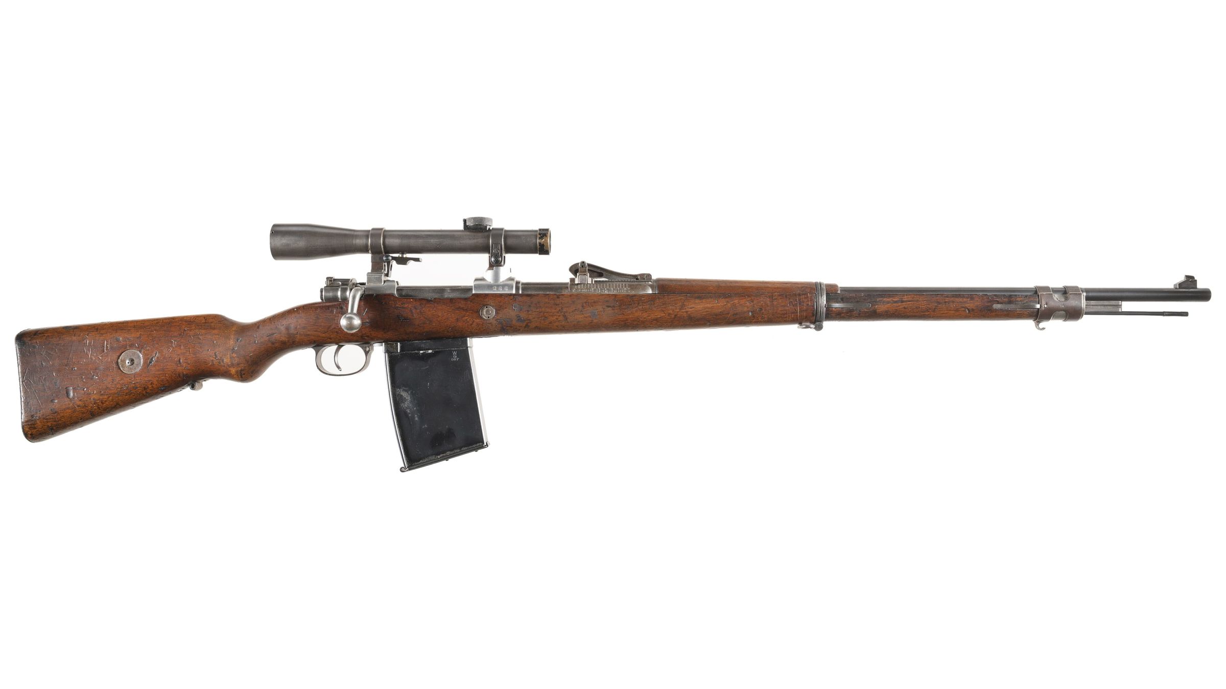 Mauser Gewehr 98 Sniper Rifle, Visar Scope, Trench Magazine | Rock ...