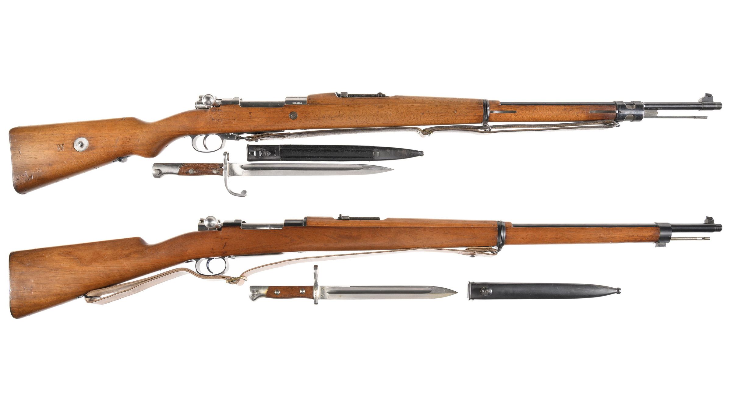 Two German Manufactured South American Military Mauser Rifles | Rock ...