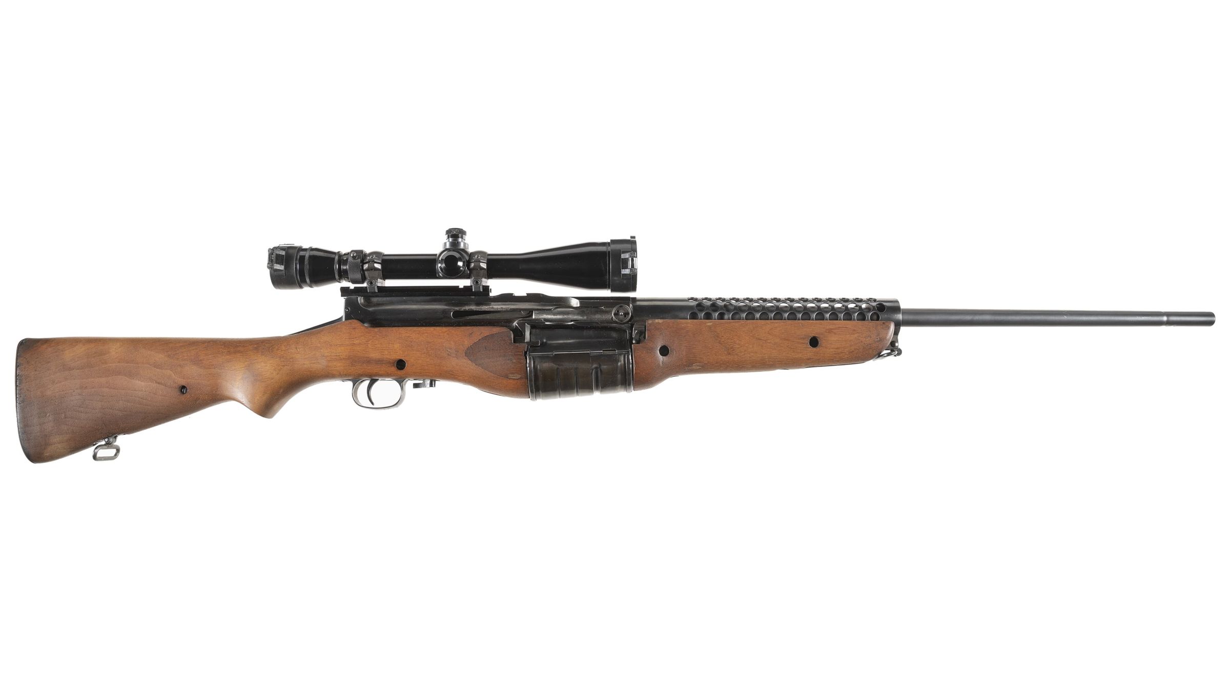 Johnson Model 1941 Semi-Automatic Rifle with Scope | Rock Island Auction