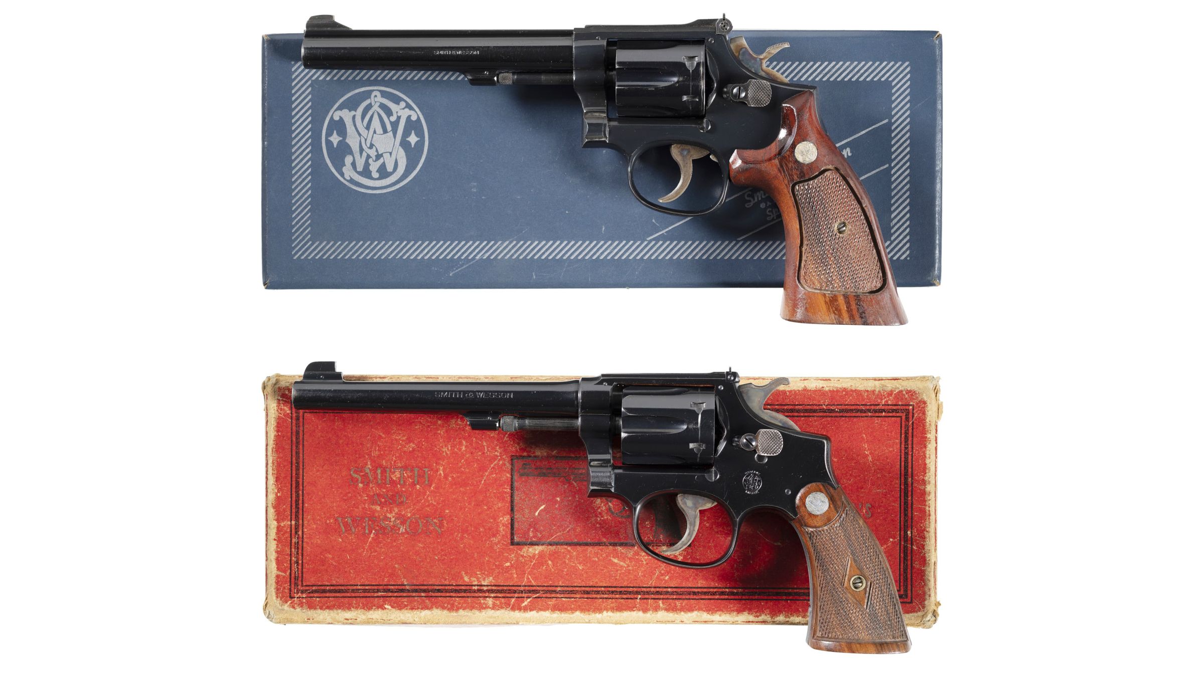 Two Boxed Smith & Wesson Double Action Rimfire Revolvers | Rock Island ...