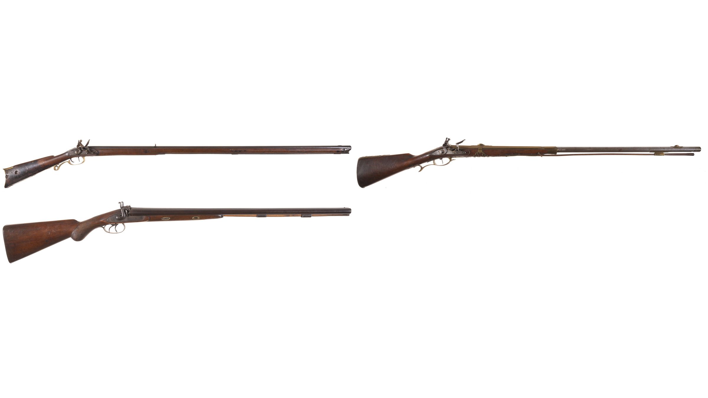 Three Antique Muzzle Loading Long Guns | Rock Island Auction