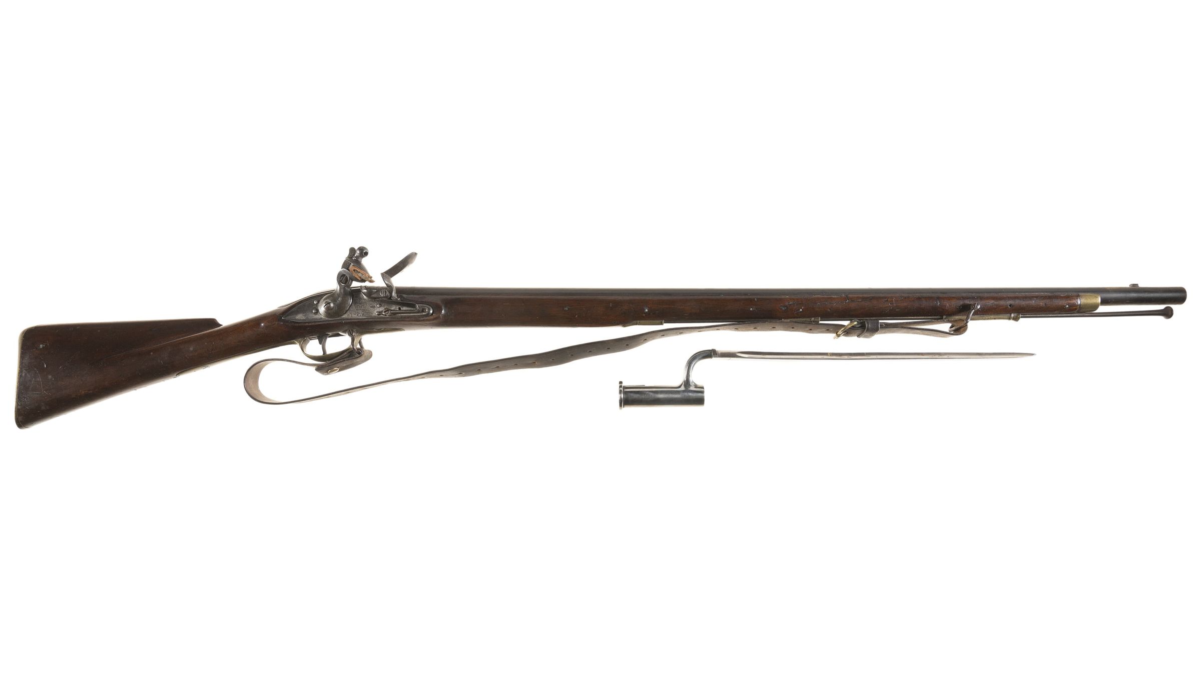 British India Pattern Brown Bess Musket with Bayonet | Rock Island Auction