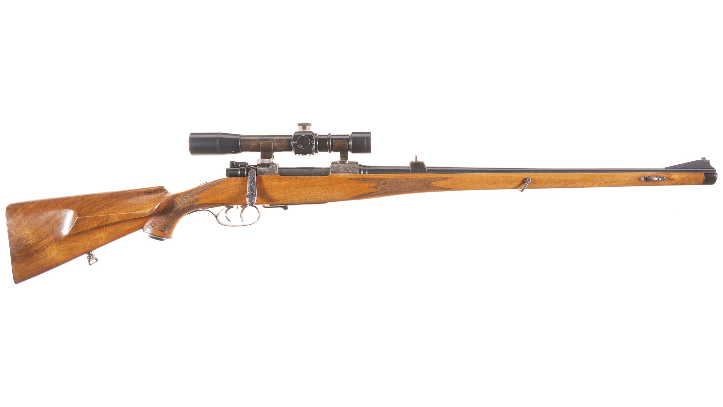 Mauser Style Bolt Action Rifle with Left Handed Mannlicher Stock | Rock ...