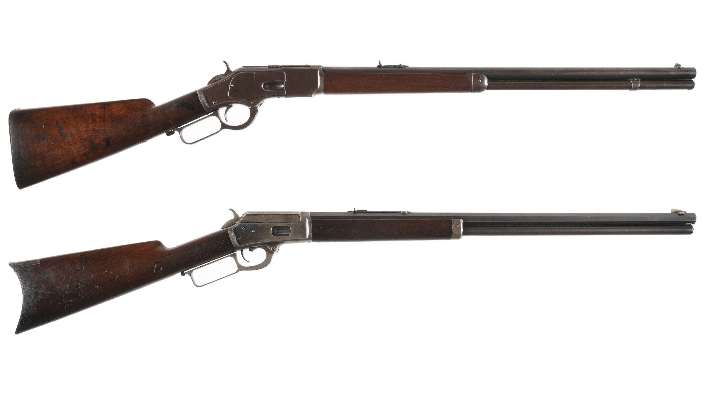 Two Antique American Lever Action Rifles | Rock Island Auction