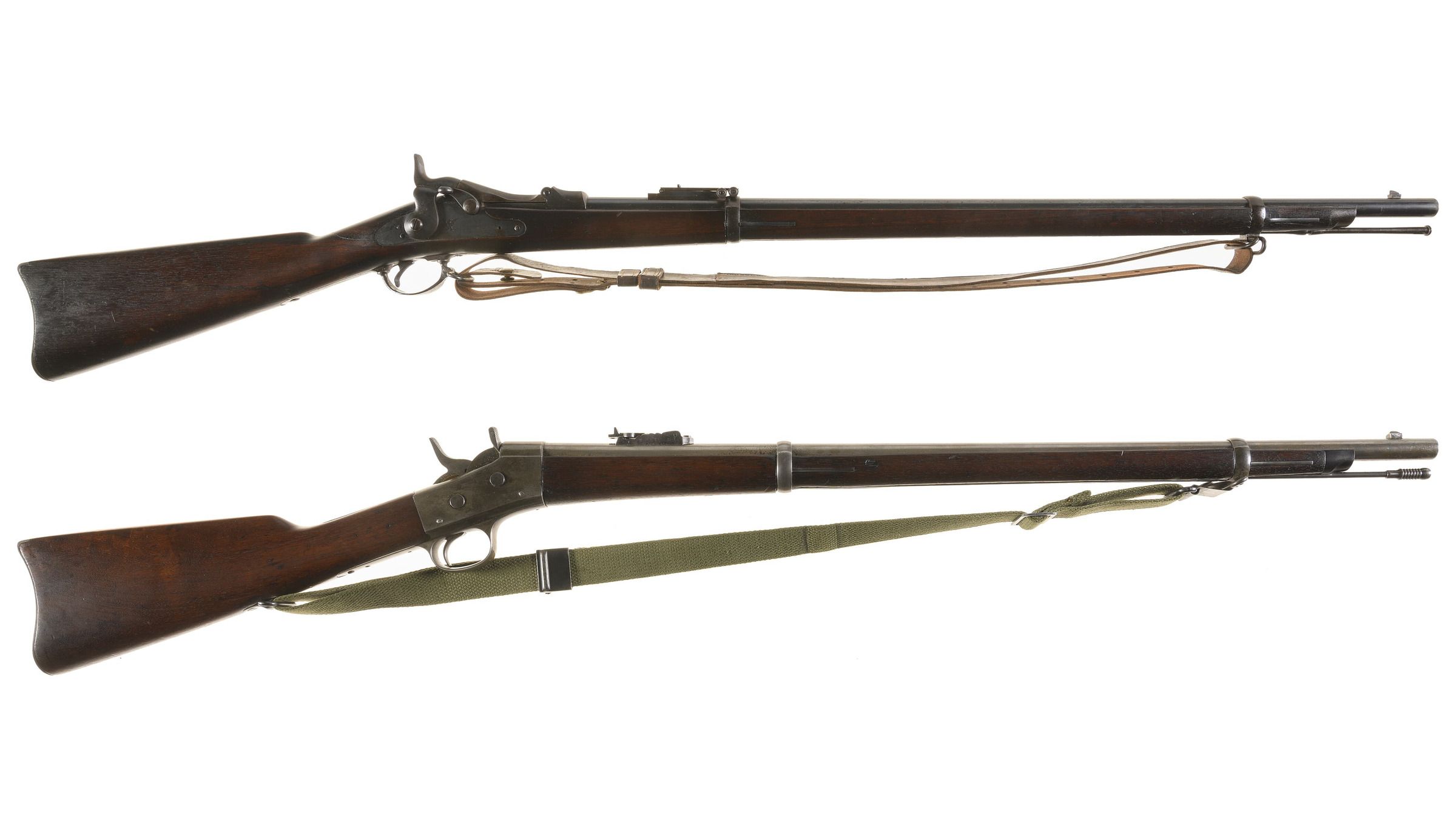Two Antique Single Shot Rifles | Rock Island Auction