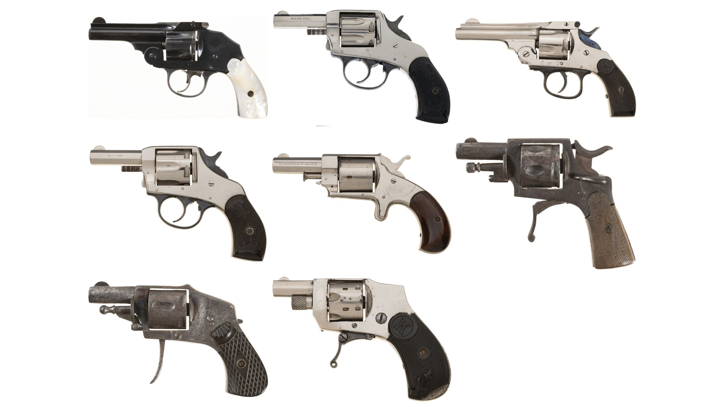 Eight Revolvers | Rock Island Auction