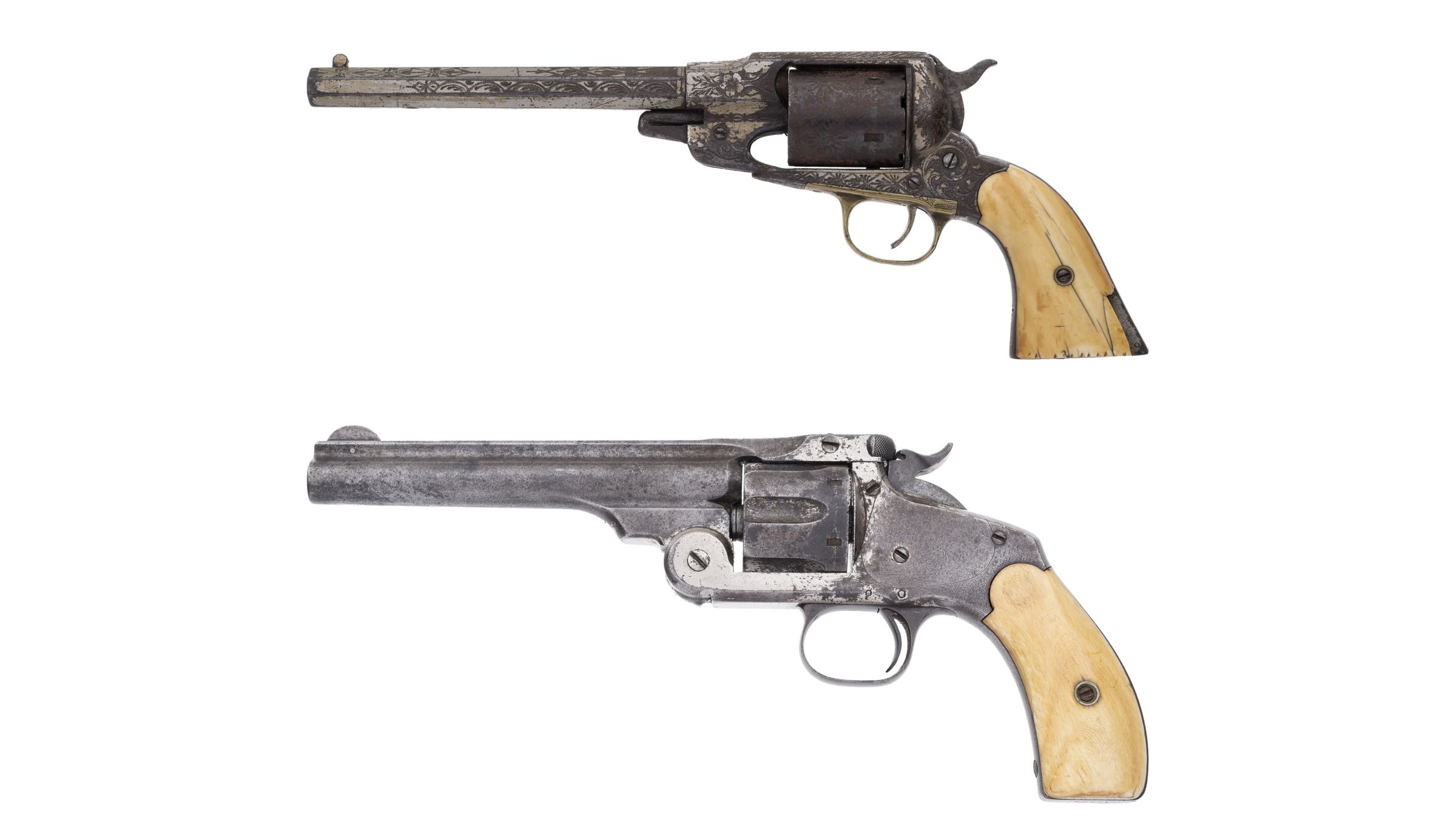 Two Antique American Single Action Revolvers | Rock Island Auction