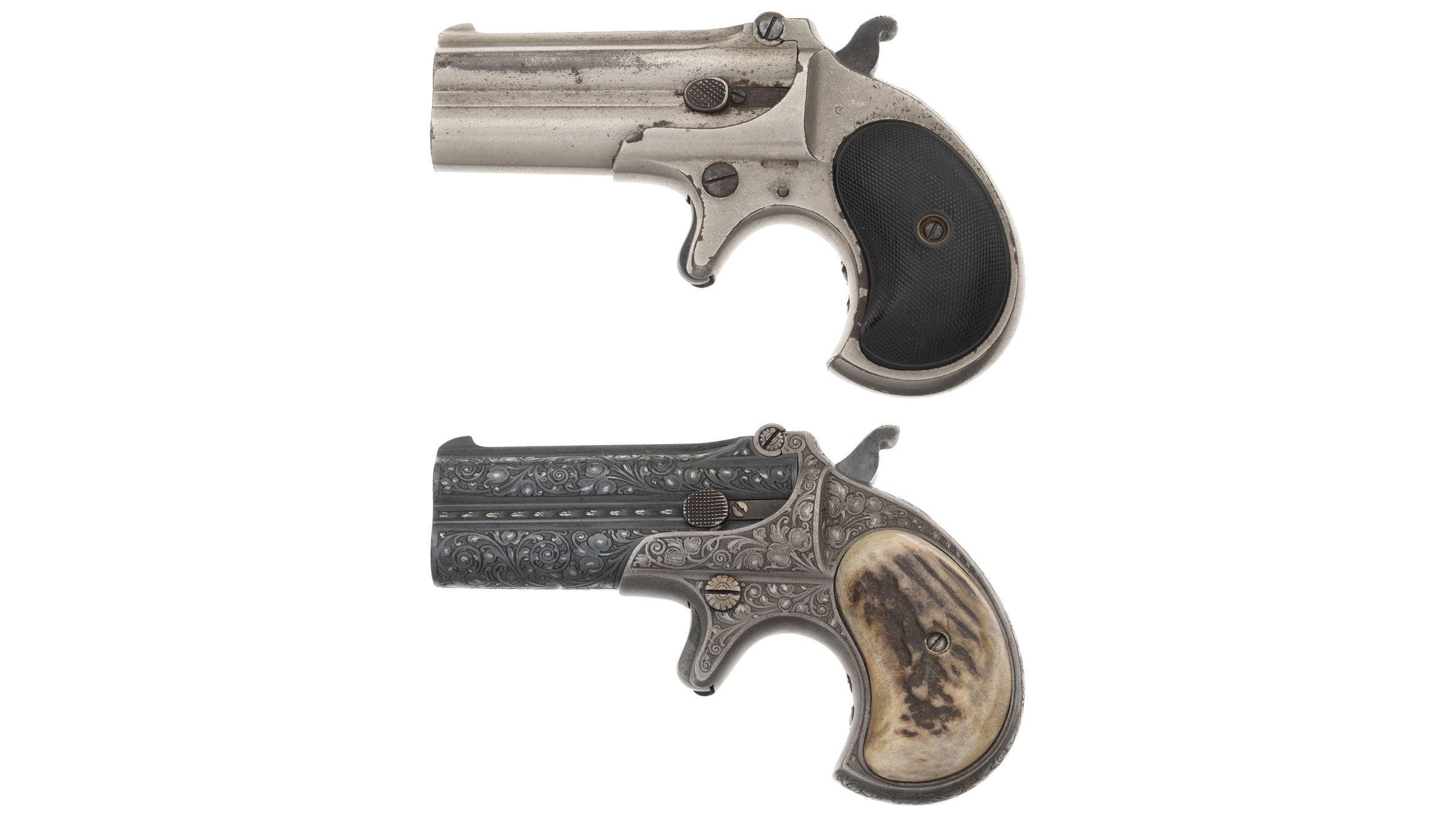 Two Remington Double Derringers | Rock Island Auction