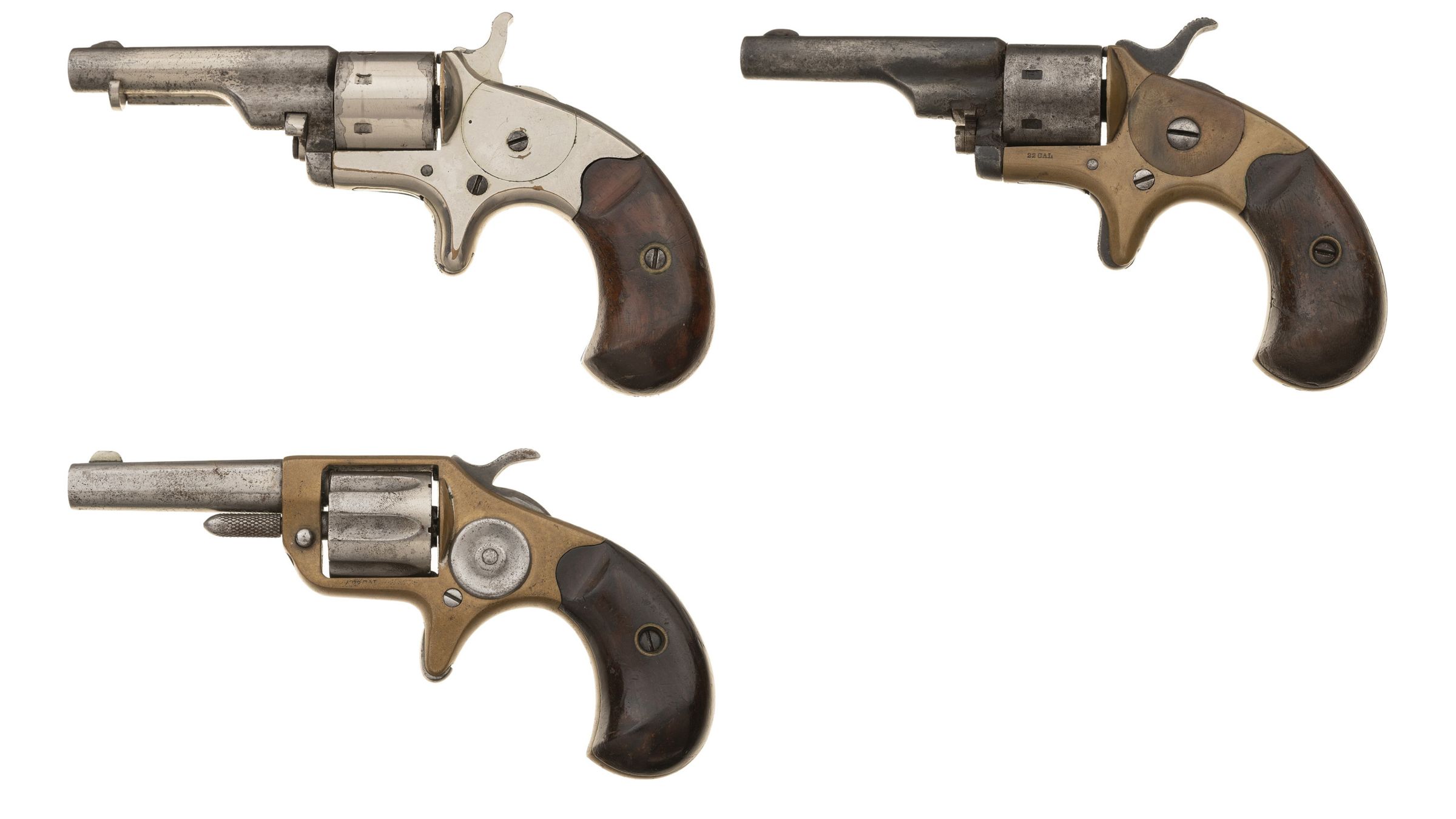 Three Antique Colt Spur Trigger Revolvers | Rock Island Auction