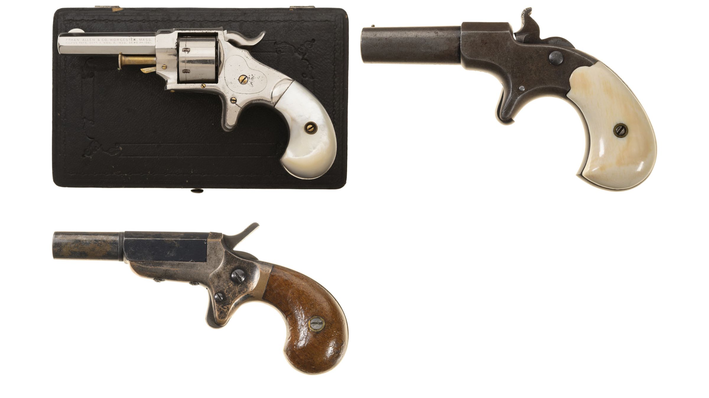 Three Antique Handguns | Rock Island Auction