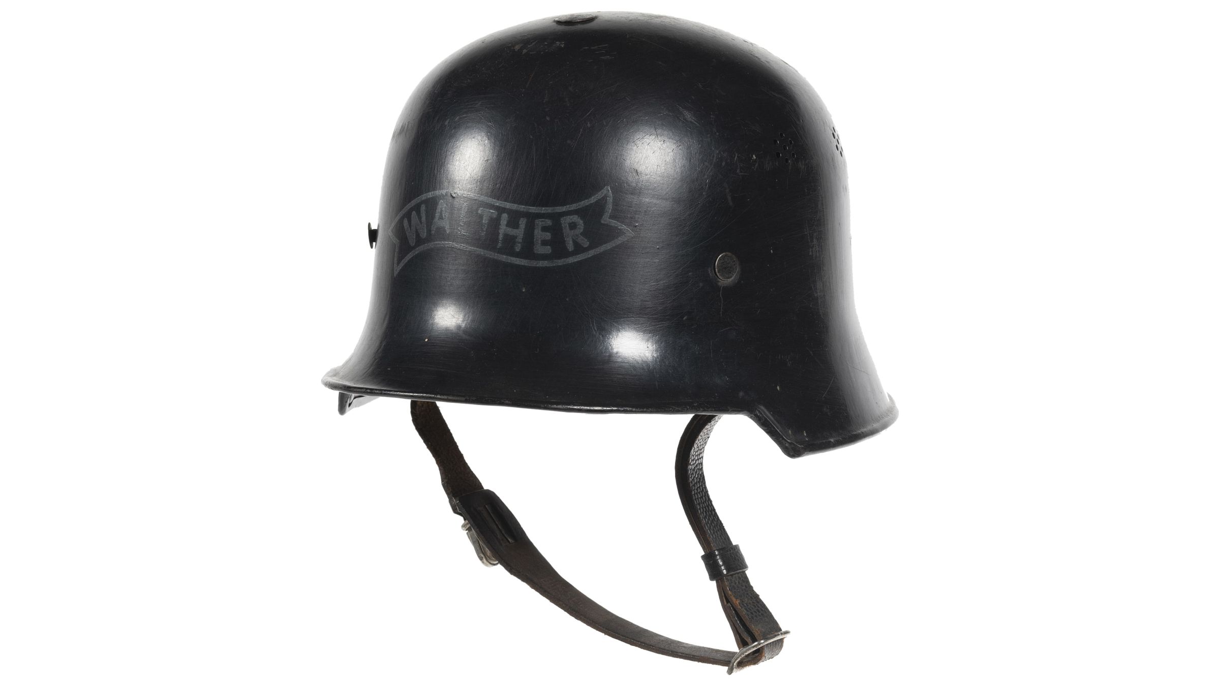 Two WWII German Factory Guard Helmets | Rock Island Auction