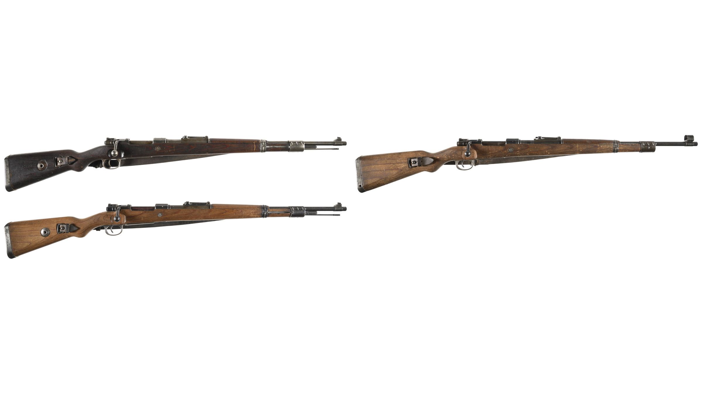 Three World War II German Military Mauser Bolt Action Rifles | Rock ...
