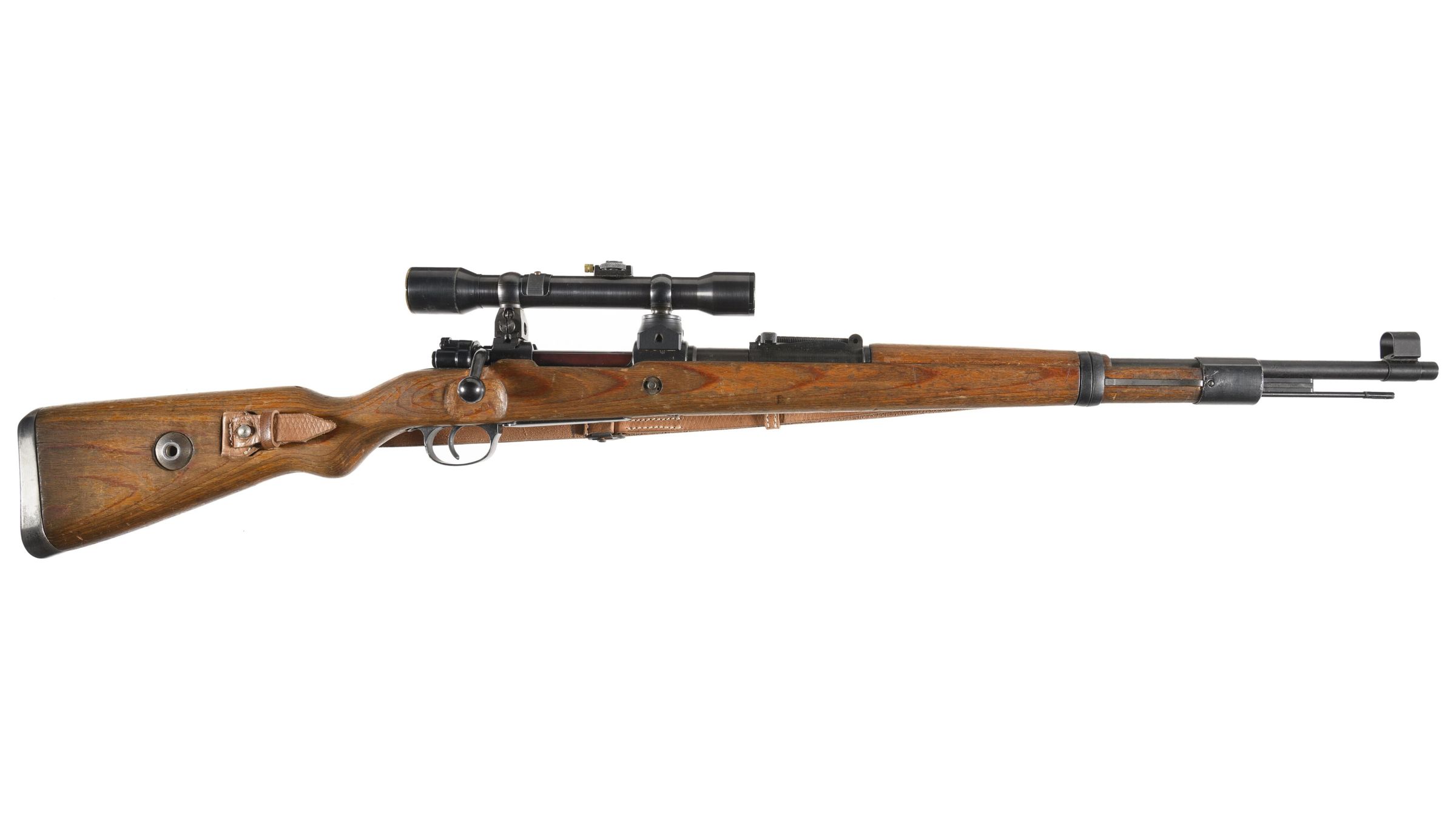 Mauser Model 98 Turret Style Sniper Rifle With Scope Rock Island Auction