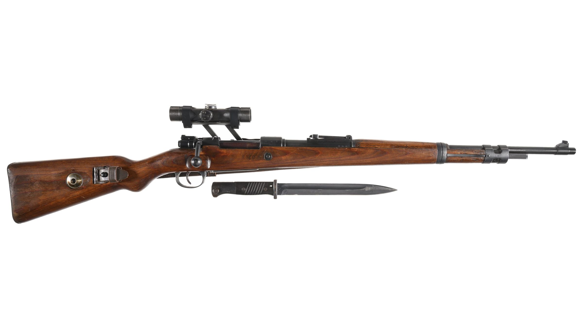 Mauser "42/1939" 98 Rifle in "Swept Back Sniper" Configuration | Rock ...