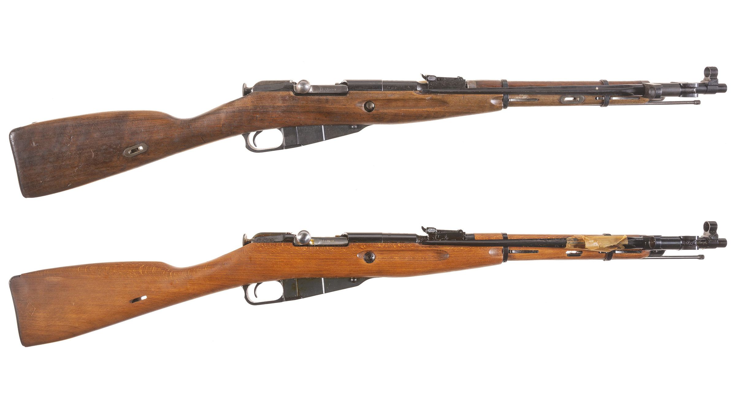 Two Mosin-Nagant Pattern Military Bolt Action Carbines | Rock Island ...