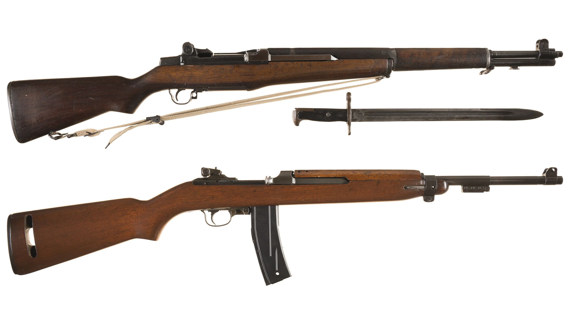 Two U.S. Military Semi-Automatic Long Arms | Rock Island Auction