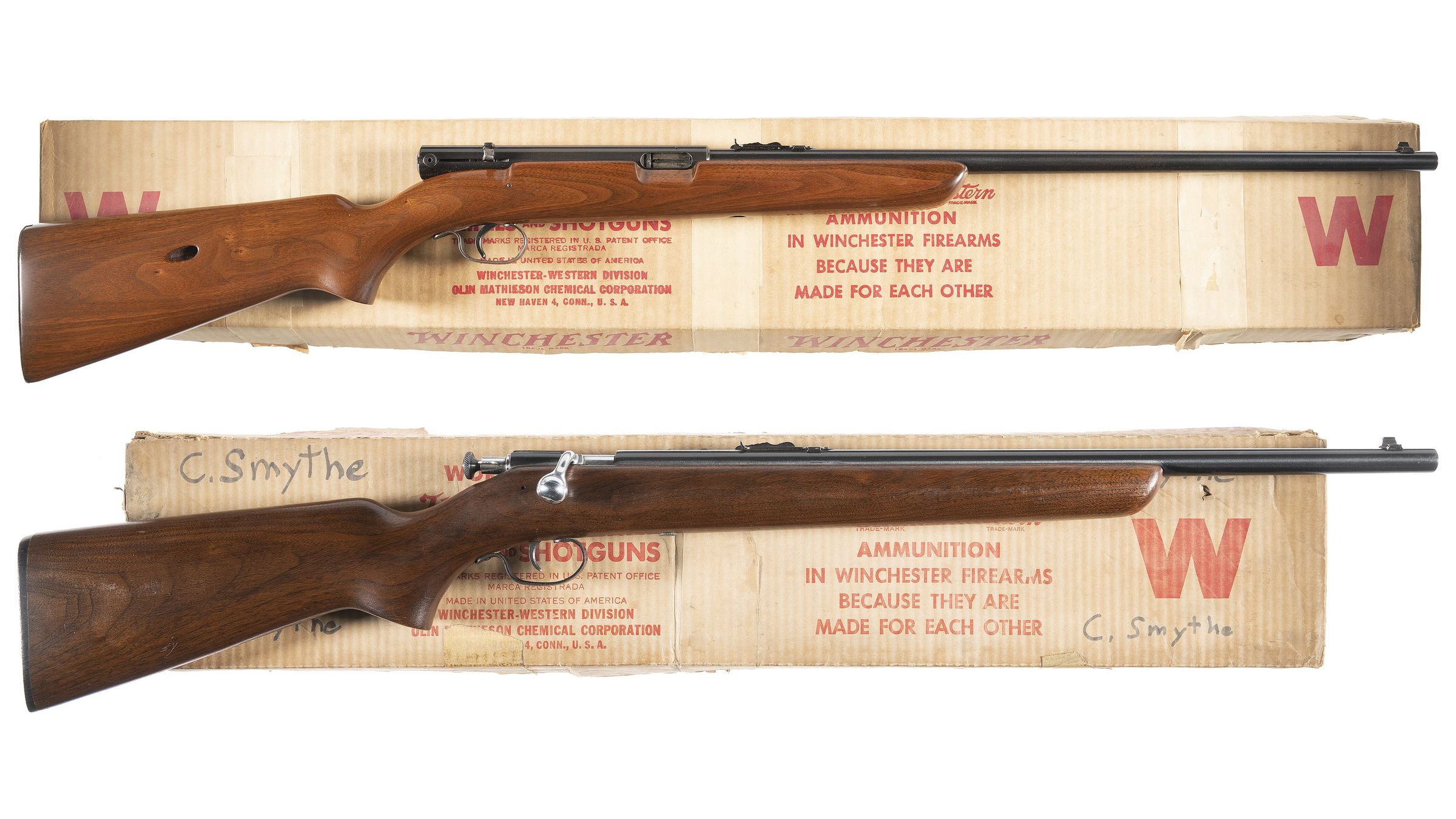 Two Winchester Rimfire Rifles with Boxes | Rock Island Auction