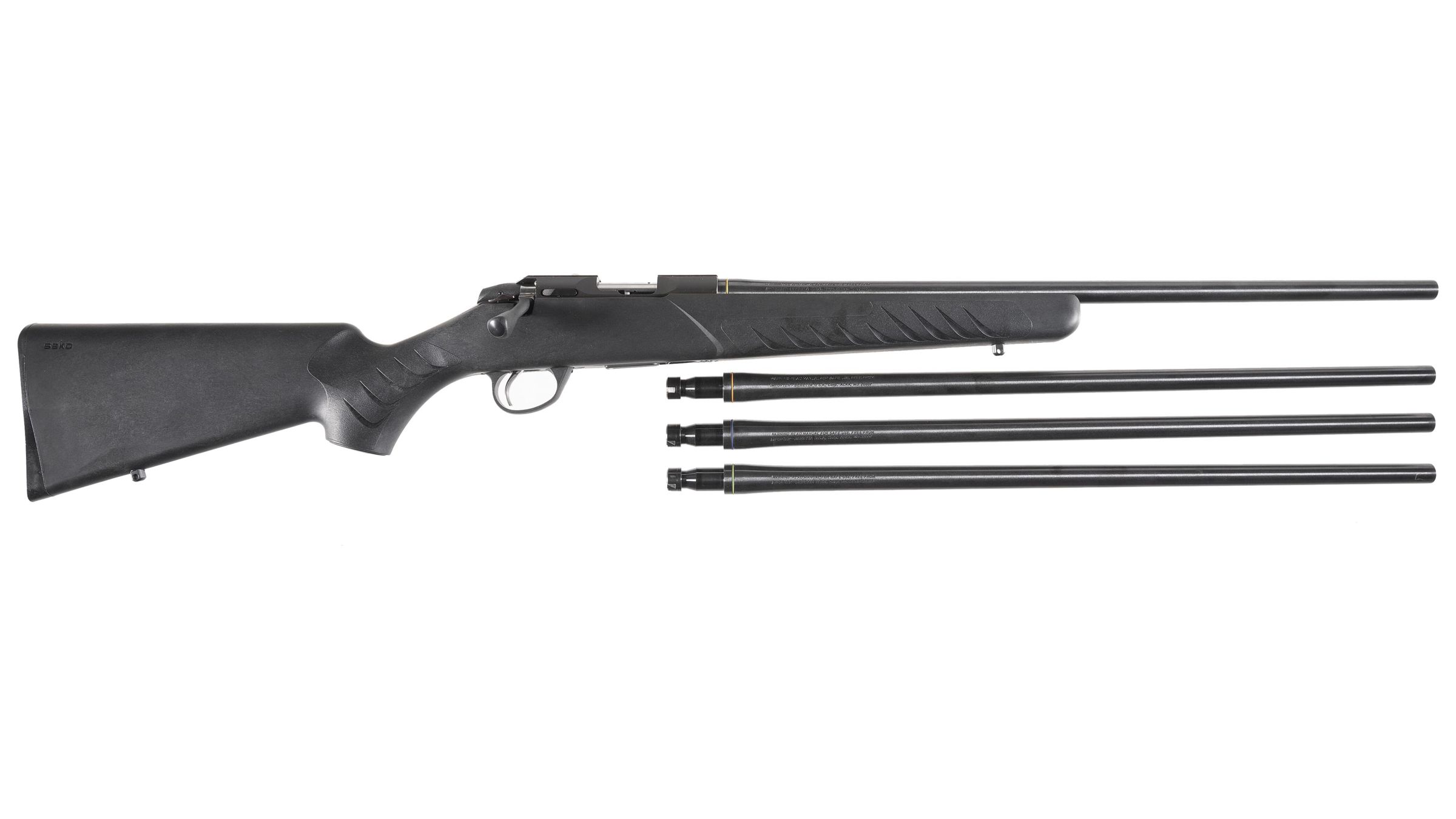 Cased Sako P04R Bolt Action Rifle Four Barrel set Rifle | Rock Island ...