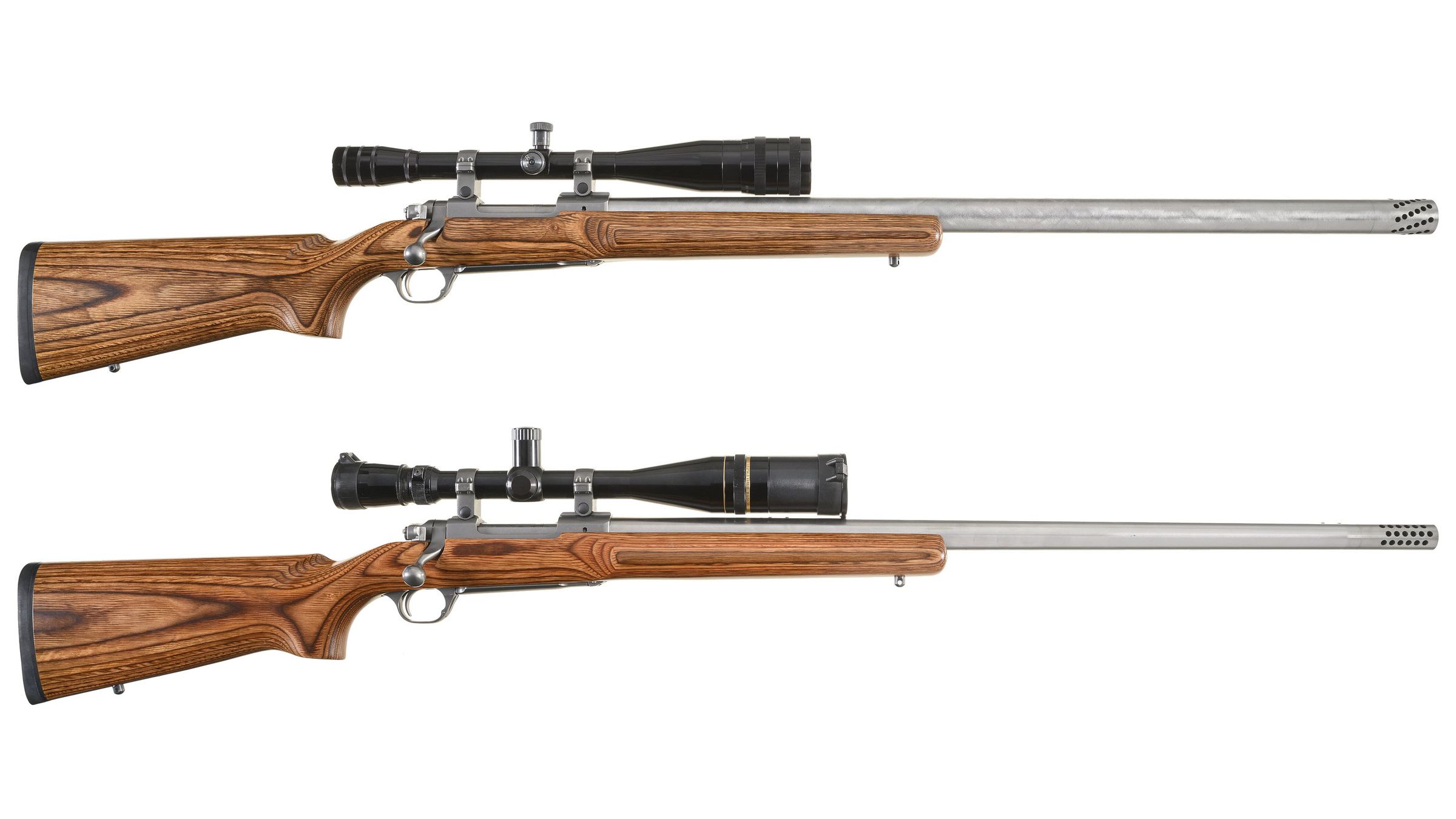 Two Ruger M77 Mark II Bolt Action Rifles with Scopes | Rock Island Auction
