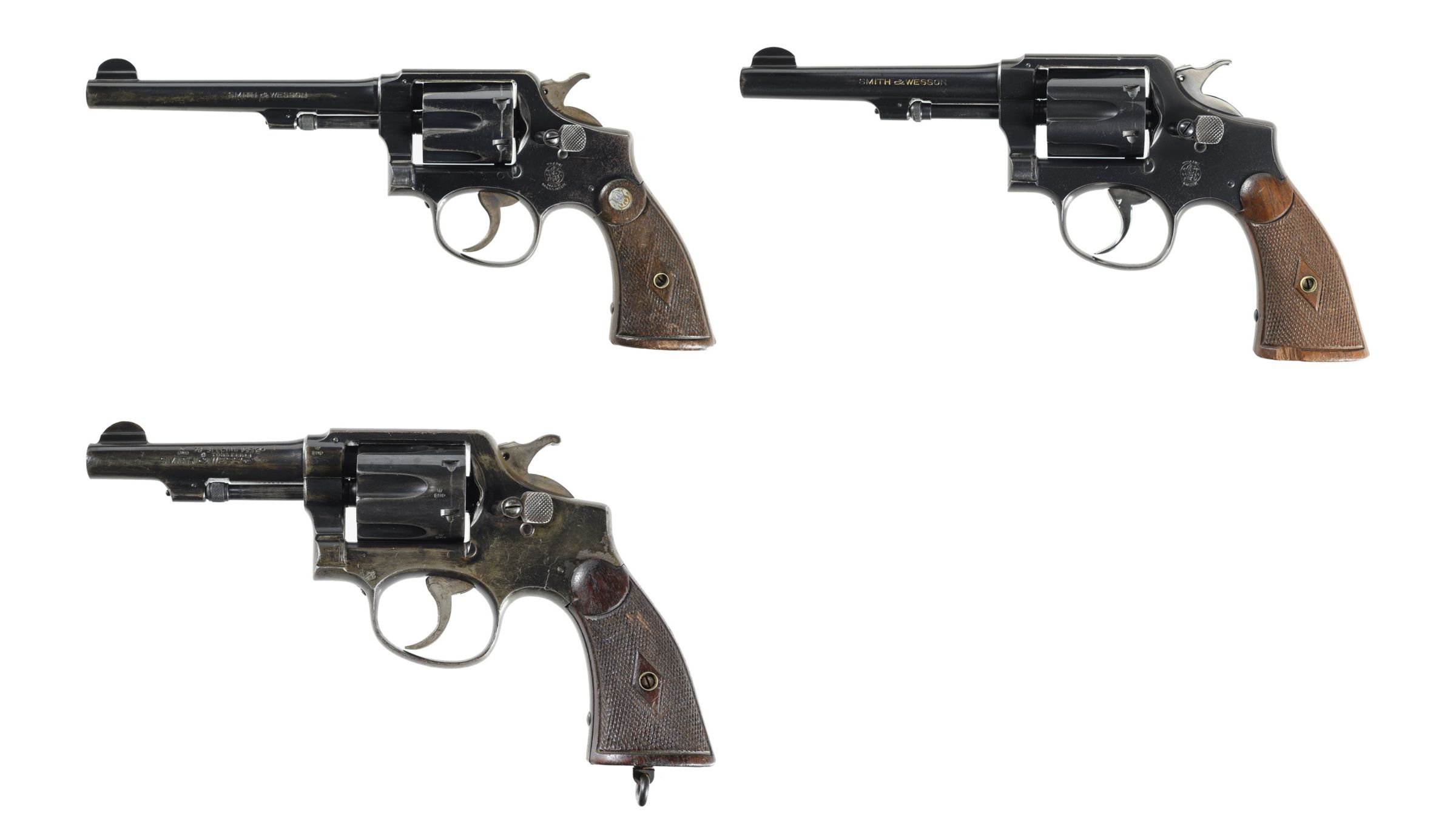 Three Smith & Wesson Double Action Revolvers | Rock Island Auction