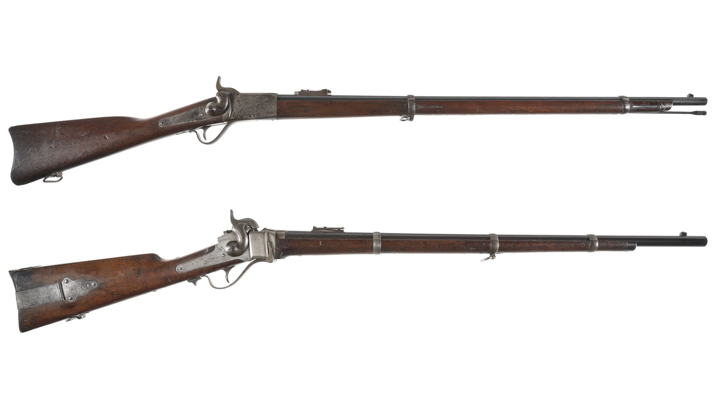 Two Antique American Breech Loading Rifles | Rock Island Auction