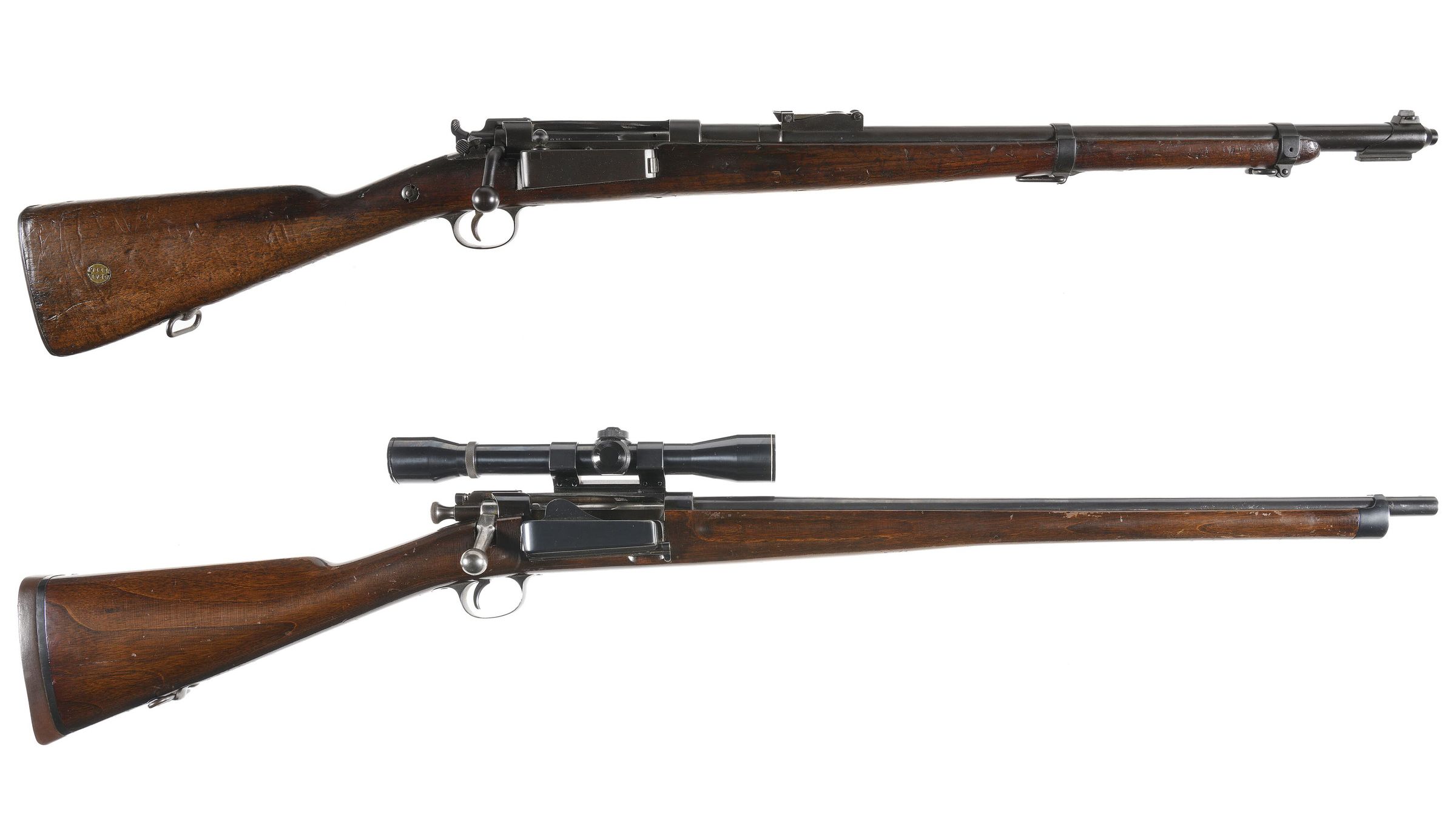 Two Krag Bolt Action Rifles | Rock Island Auction