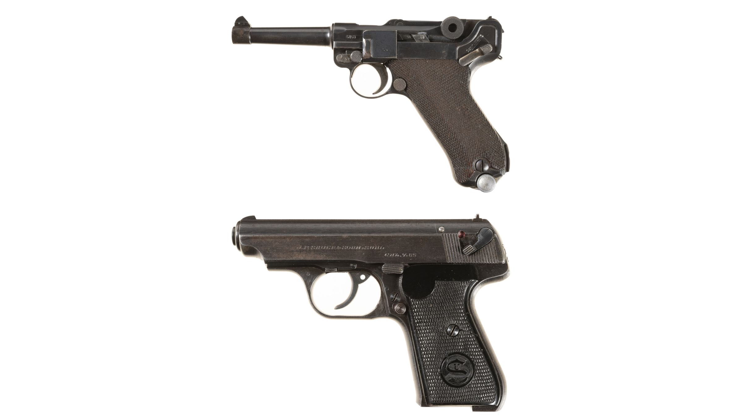 Two German World War II Semi-Automatic Pistols | Rock Island Auction