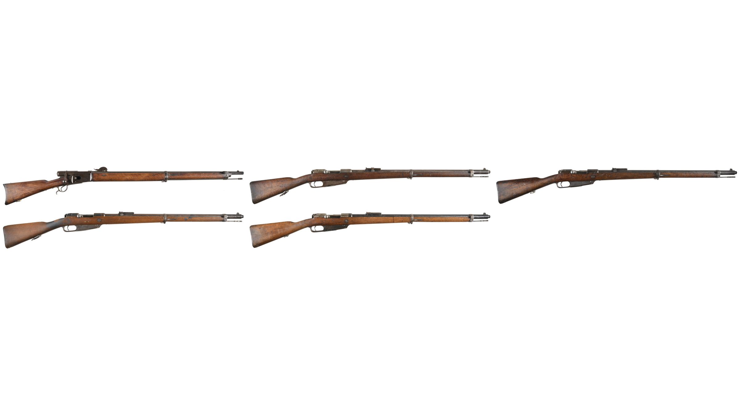 Five Antique European Military Bolt Action Rifles | Rock Island Auction