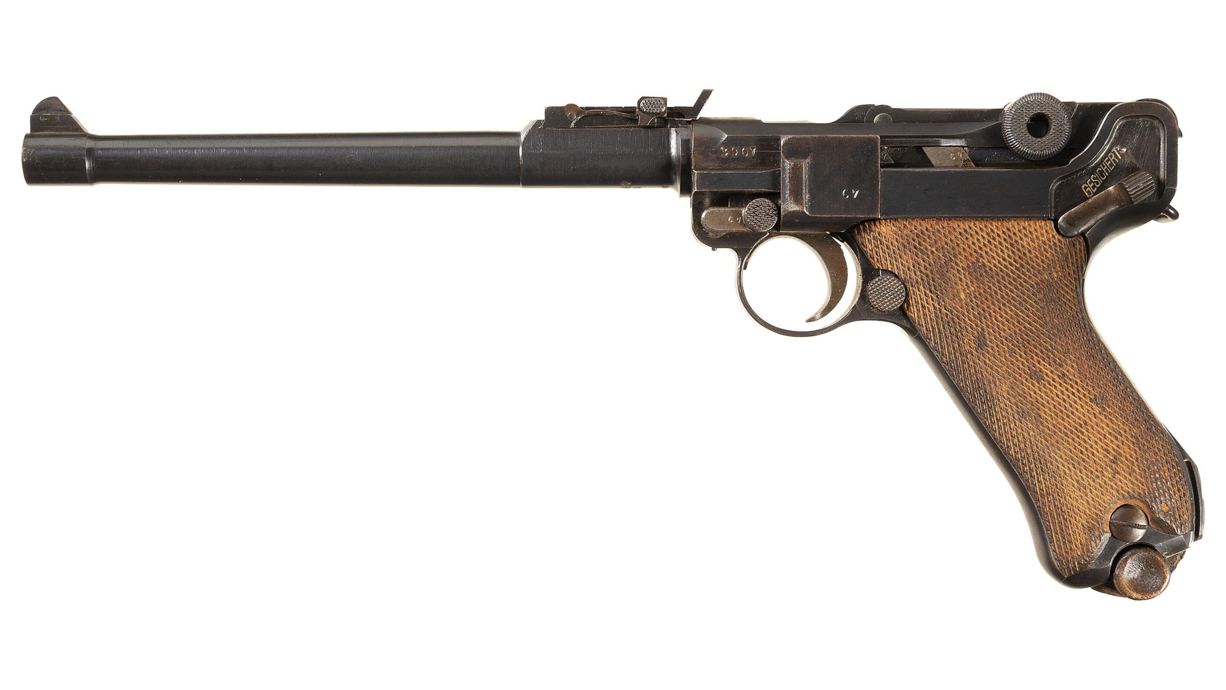 DWM "1917" Dated P.08 Artillery Luger Semi-Automatic Pistol | Rock ...