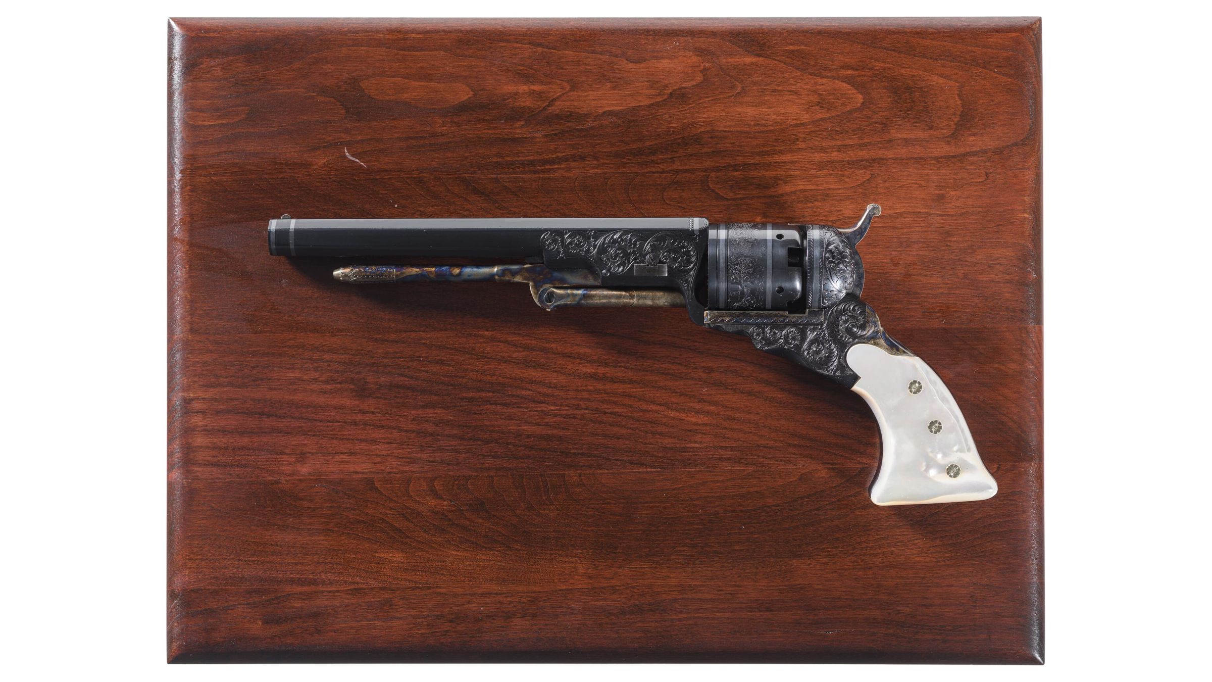 Engraved US Historical Society Colt Texas Paterson Revolver | Rock ...