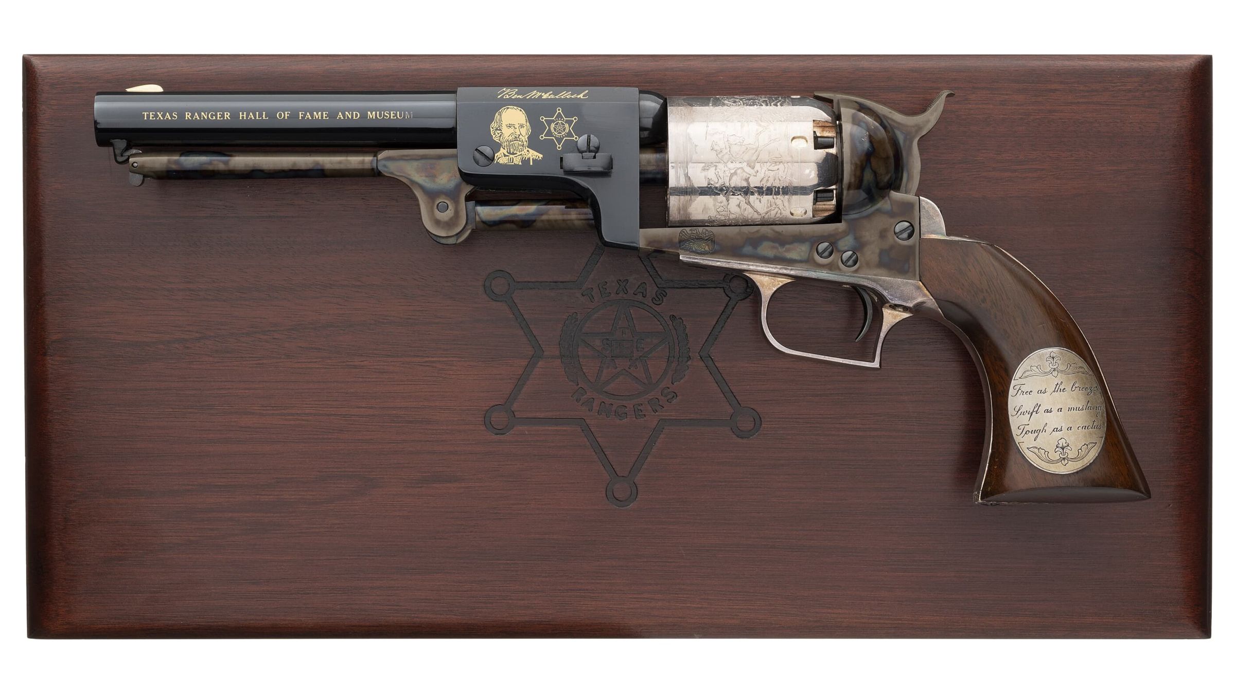 Cased Texas Ranger Hall of Fame and Museum Colt Dragoon | Rock Island ...