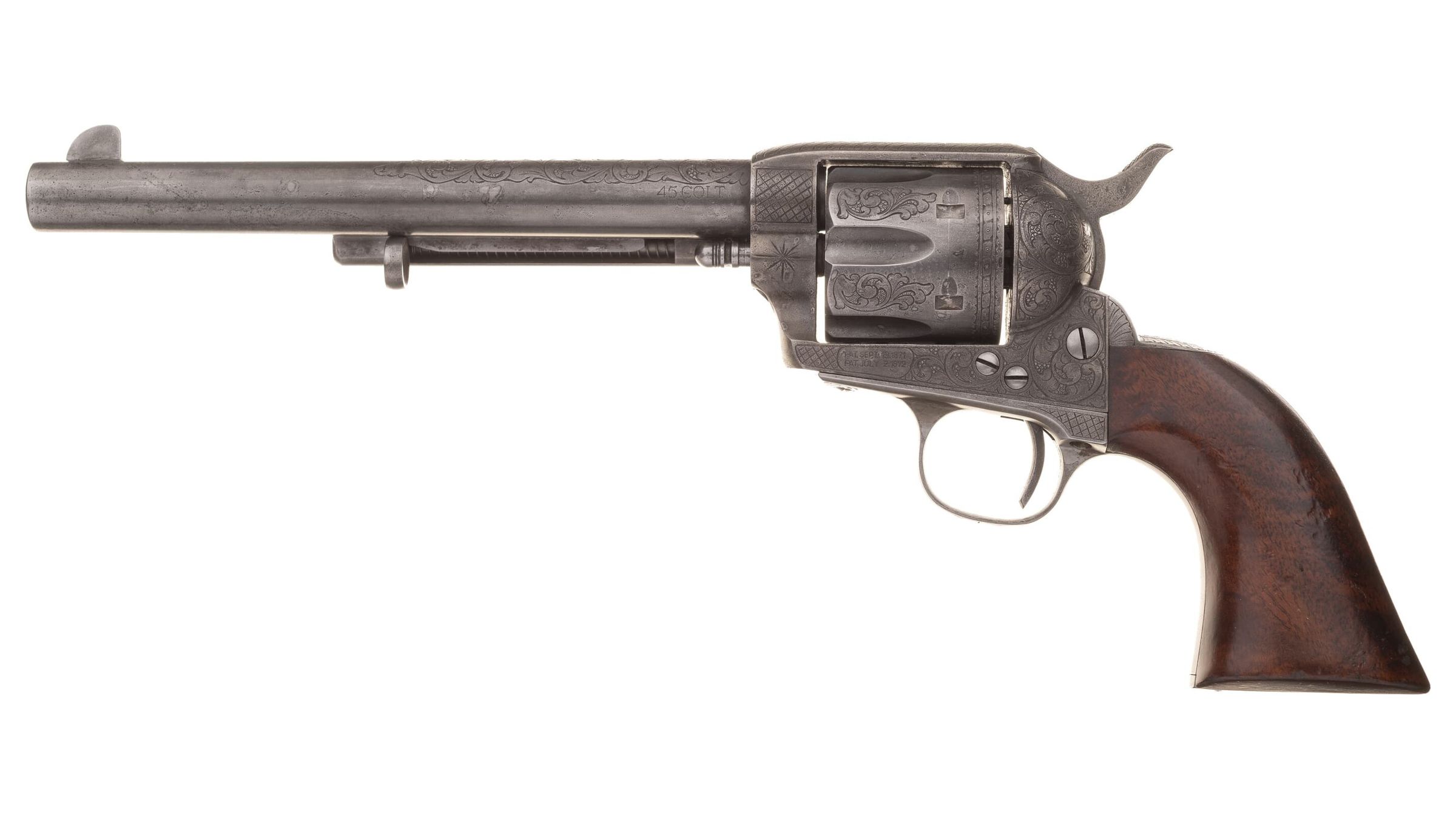 Engraved Uberti Single Action Army Revolver | Rock Island Auction