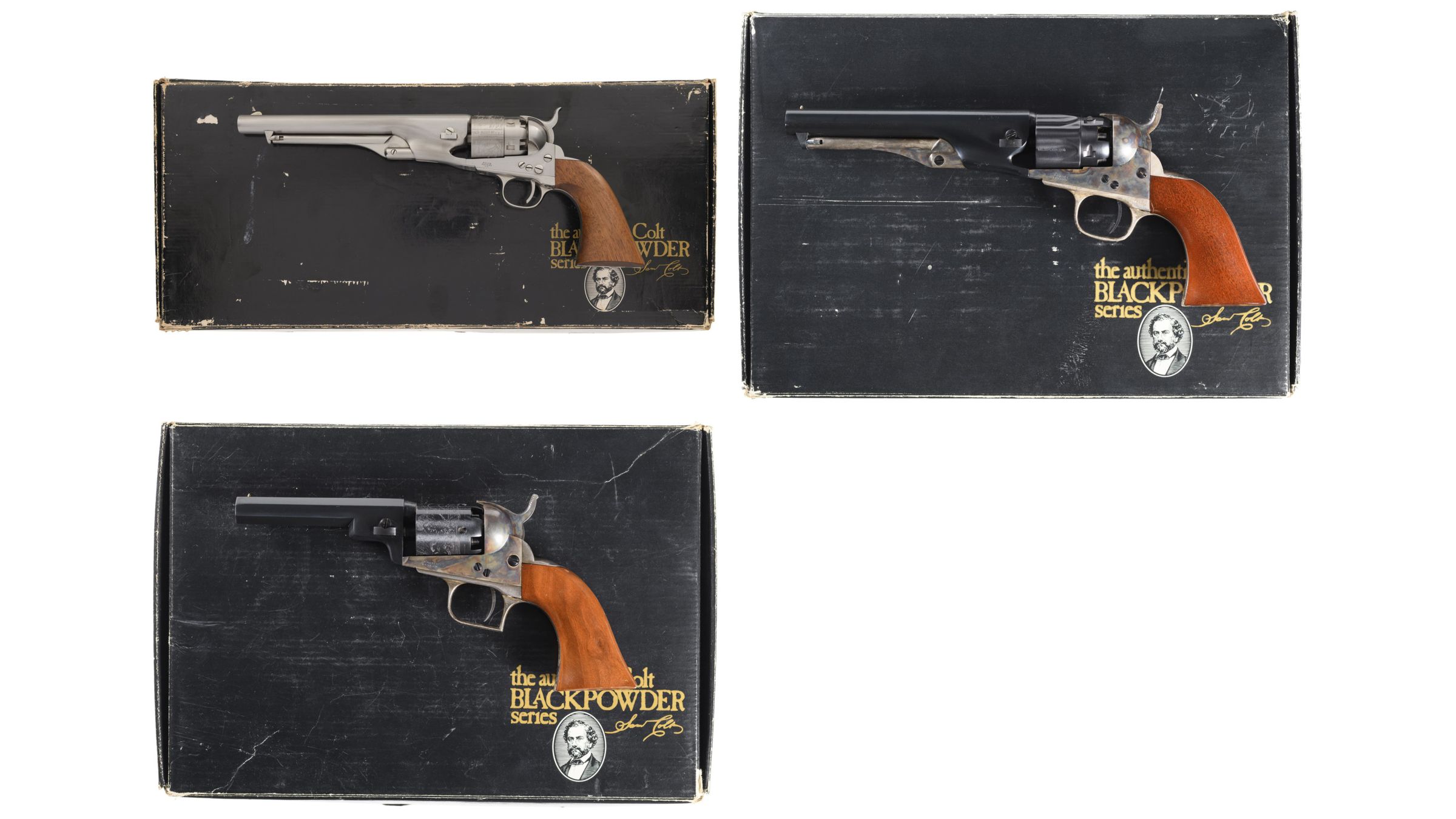 Three Colt Black Powder Series Revolvers | Rock Island Auction