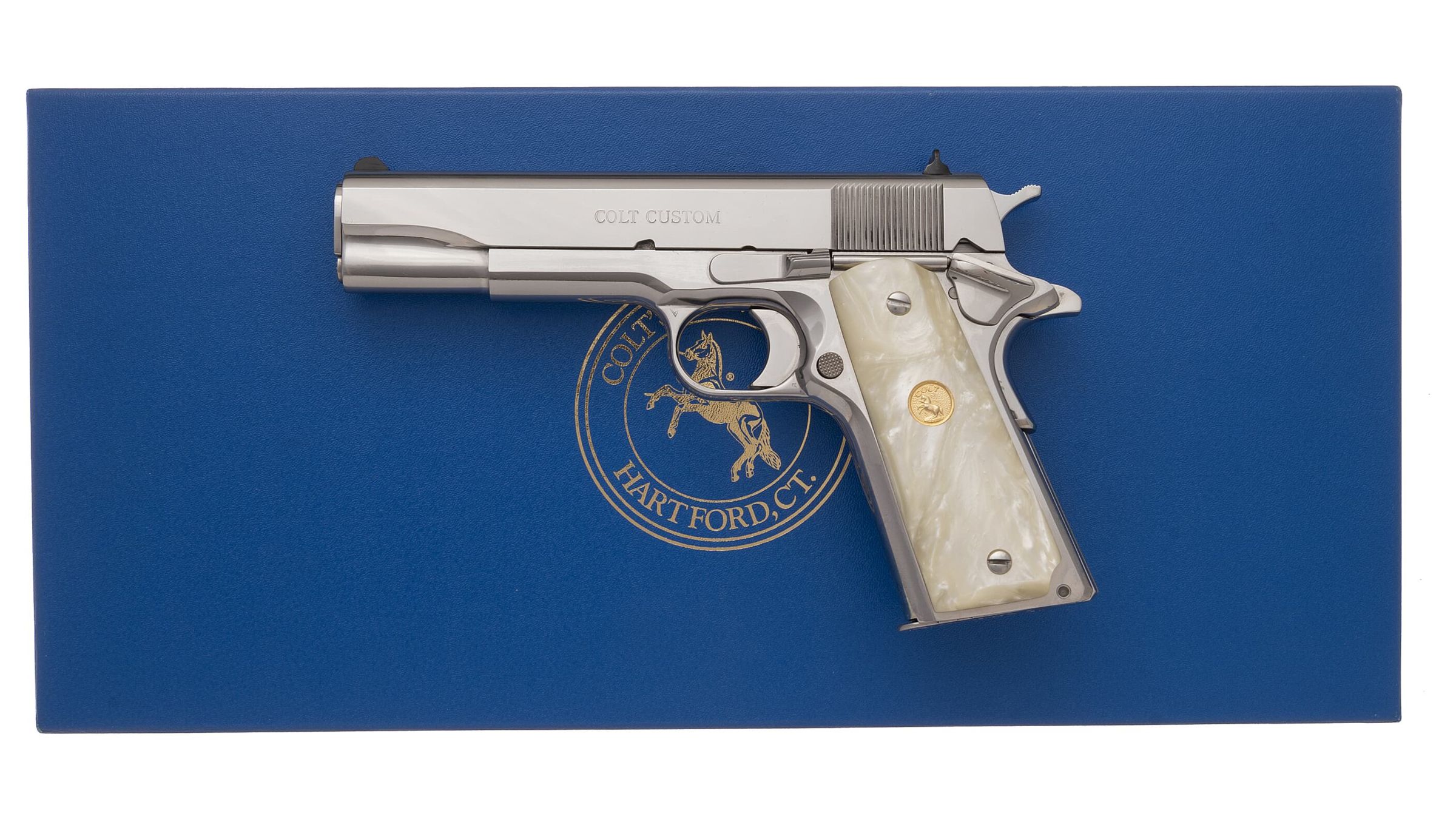 Boxed Colt Custom Government Model 0 Semi-Automatic Pistol | Rock ...