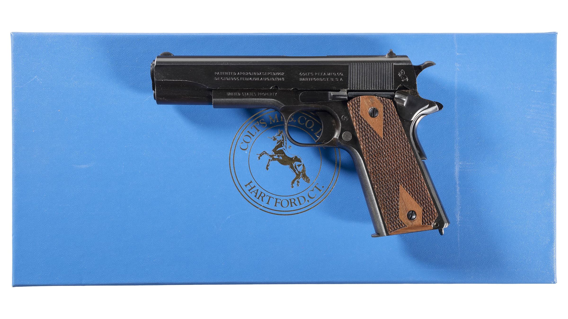 Colt WWI Reproduction Model 1911 Semi-Automatic Pistol with Box | Rock ...