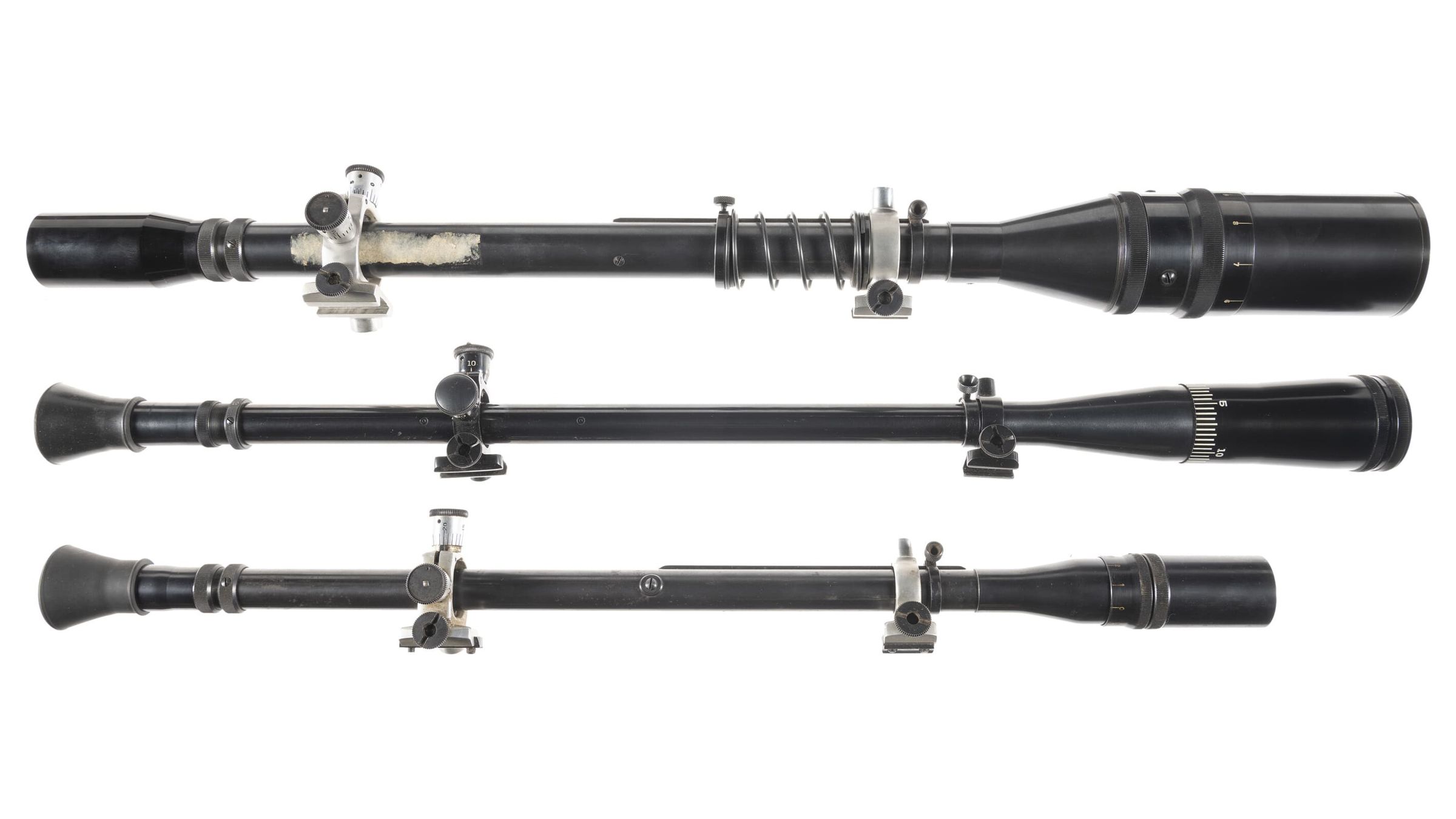 Three Traditional Target Scopes | Rock Island Auction