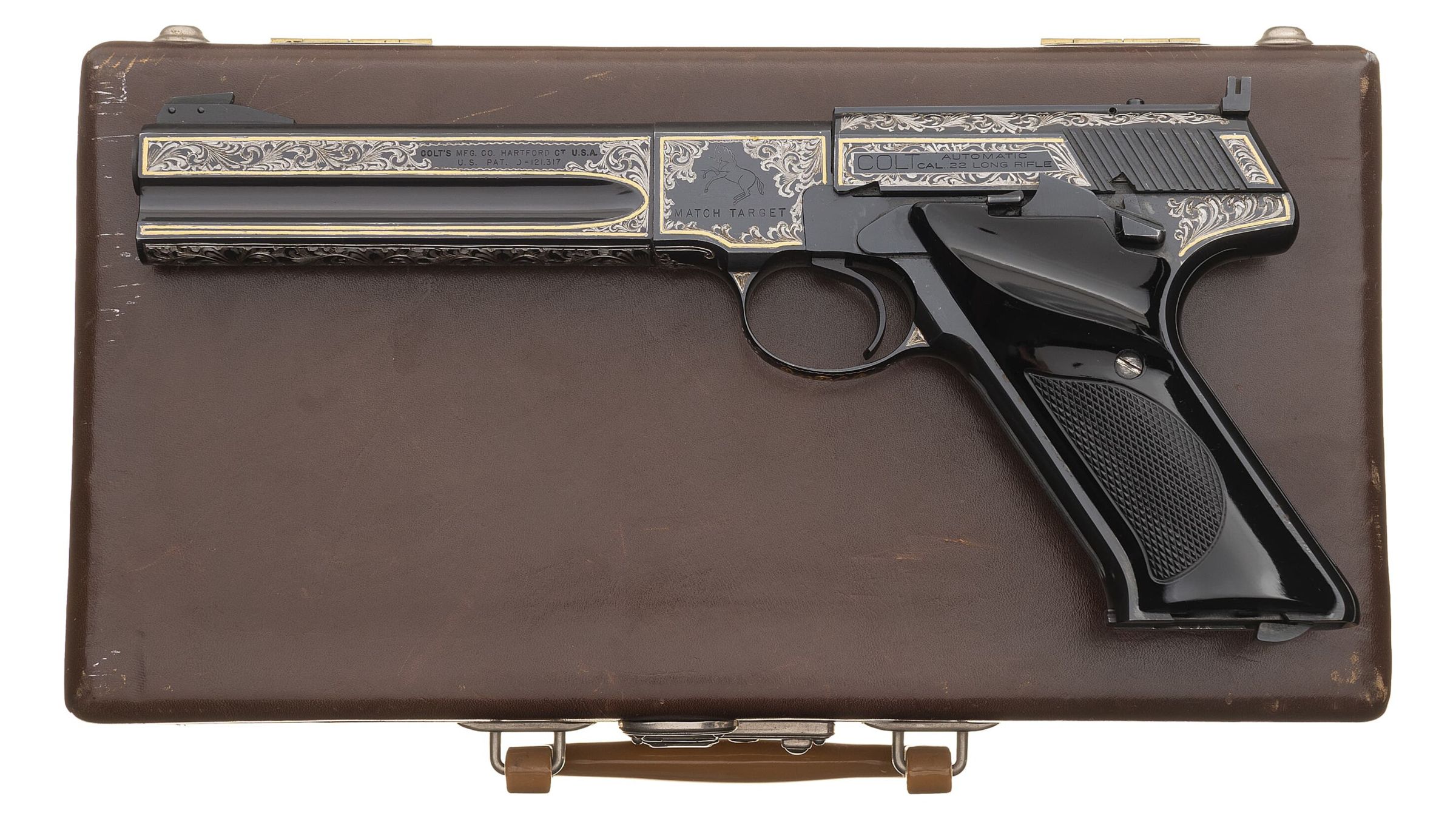 Engraved Colt Third Series Match Target Woodsman Pistol | Rock Island ...