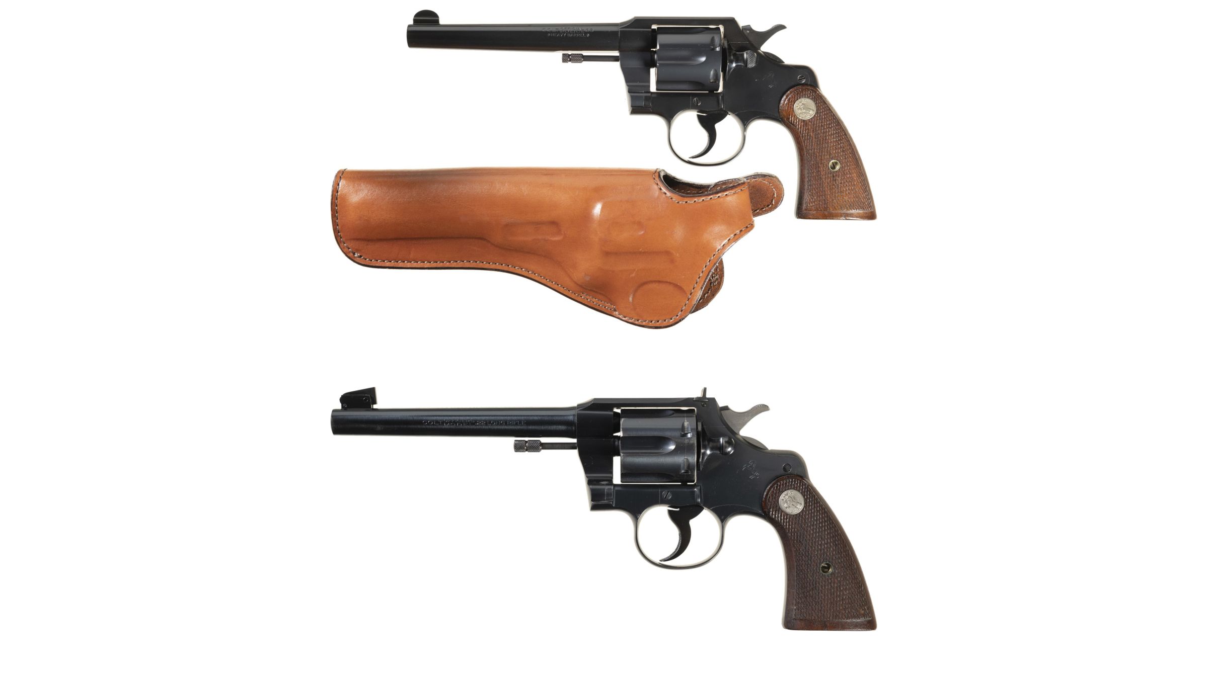 Two World War II Era Colt Double Action Revolvers | Rock Island Auction