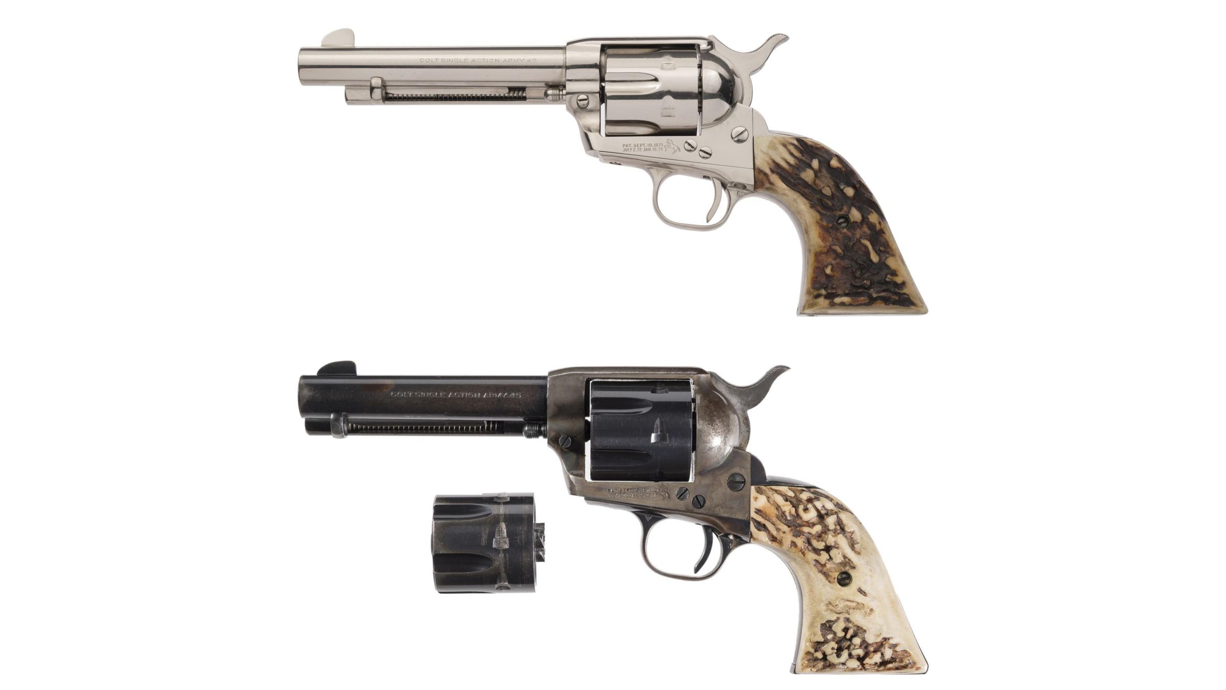 Two Colt Second Generation Single Action Army Revolvers | Rock Island ...