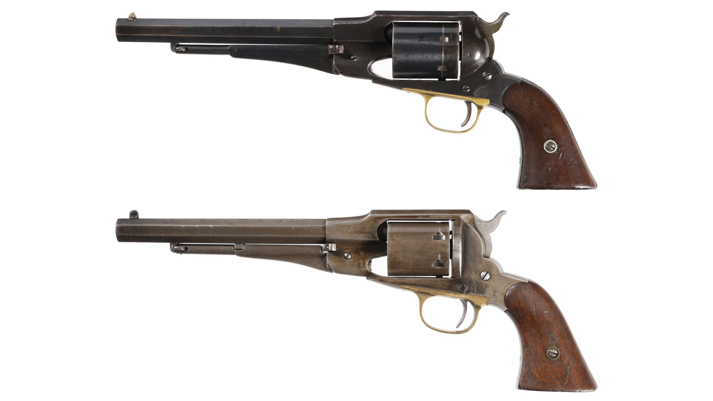 Two U.S. Remington New Model Conversion Revolvers | Rock Island Auction