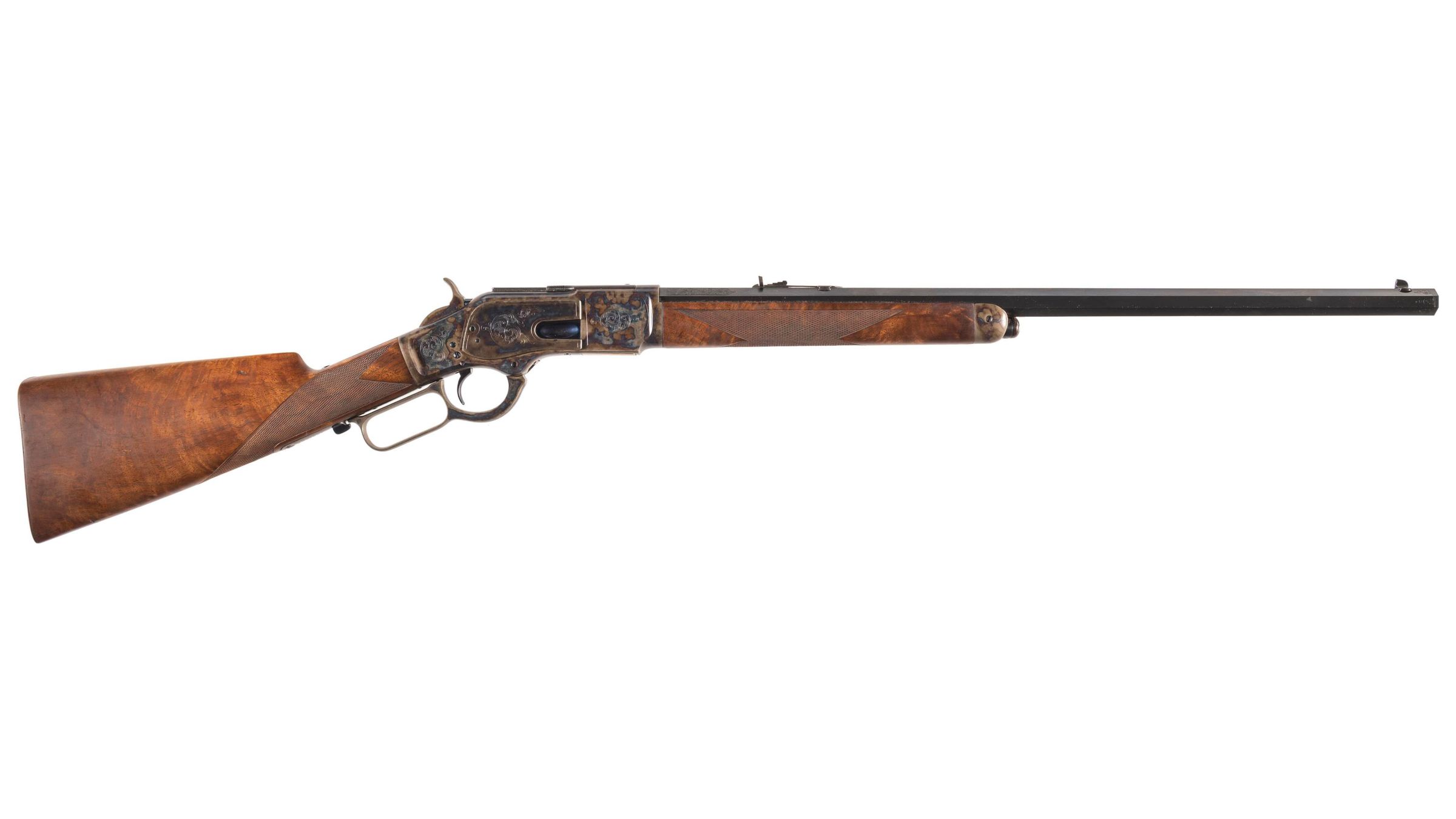 Engraved Winchester Model 1873 Lever Action Rifle | Rock Island Auction